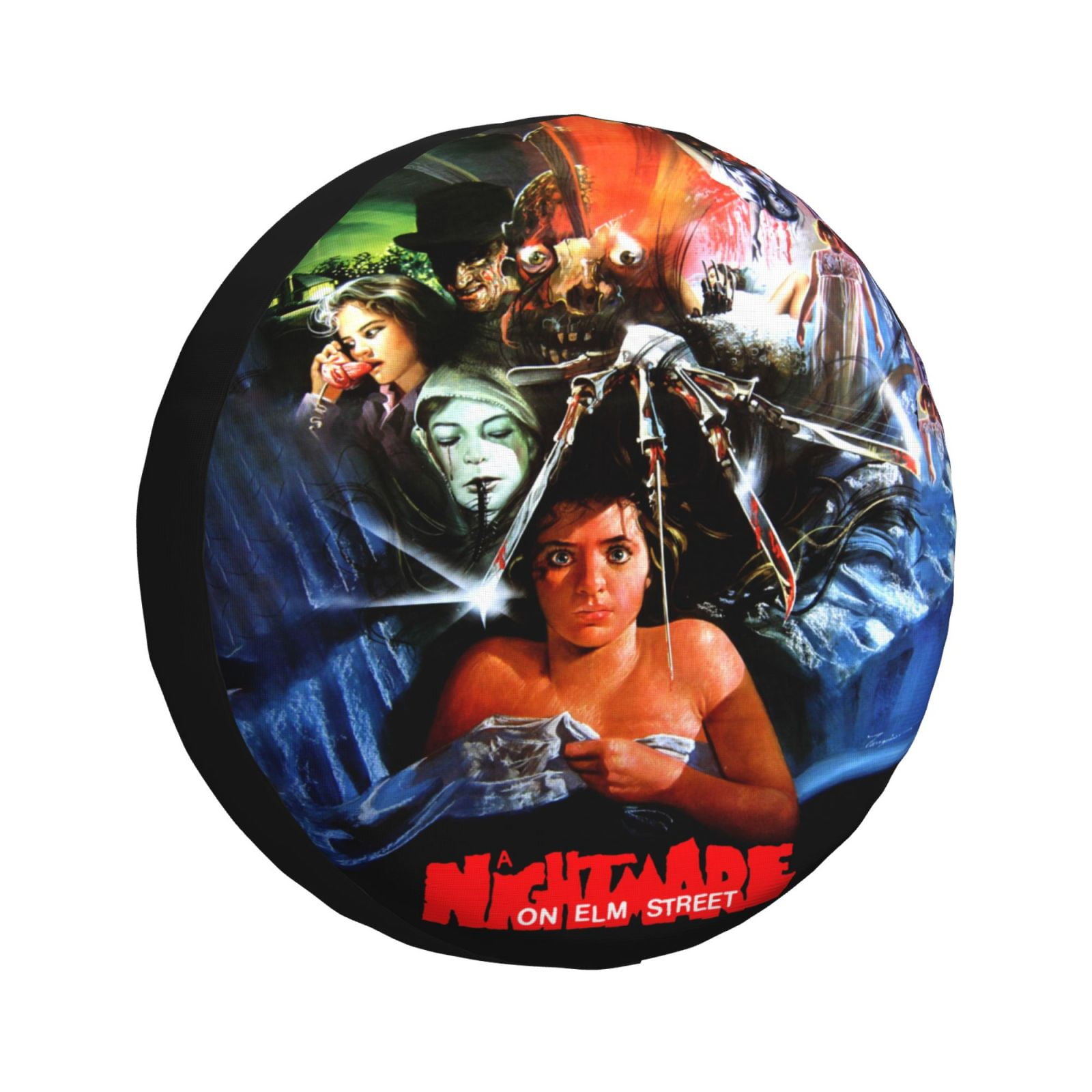 Horror Movie Freddy Krueger Tire Cover Weatherproof Universal Wheel ...