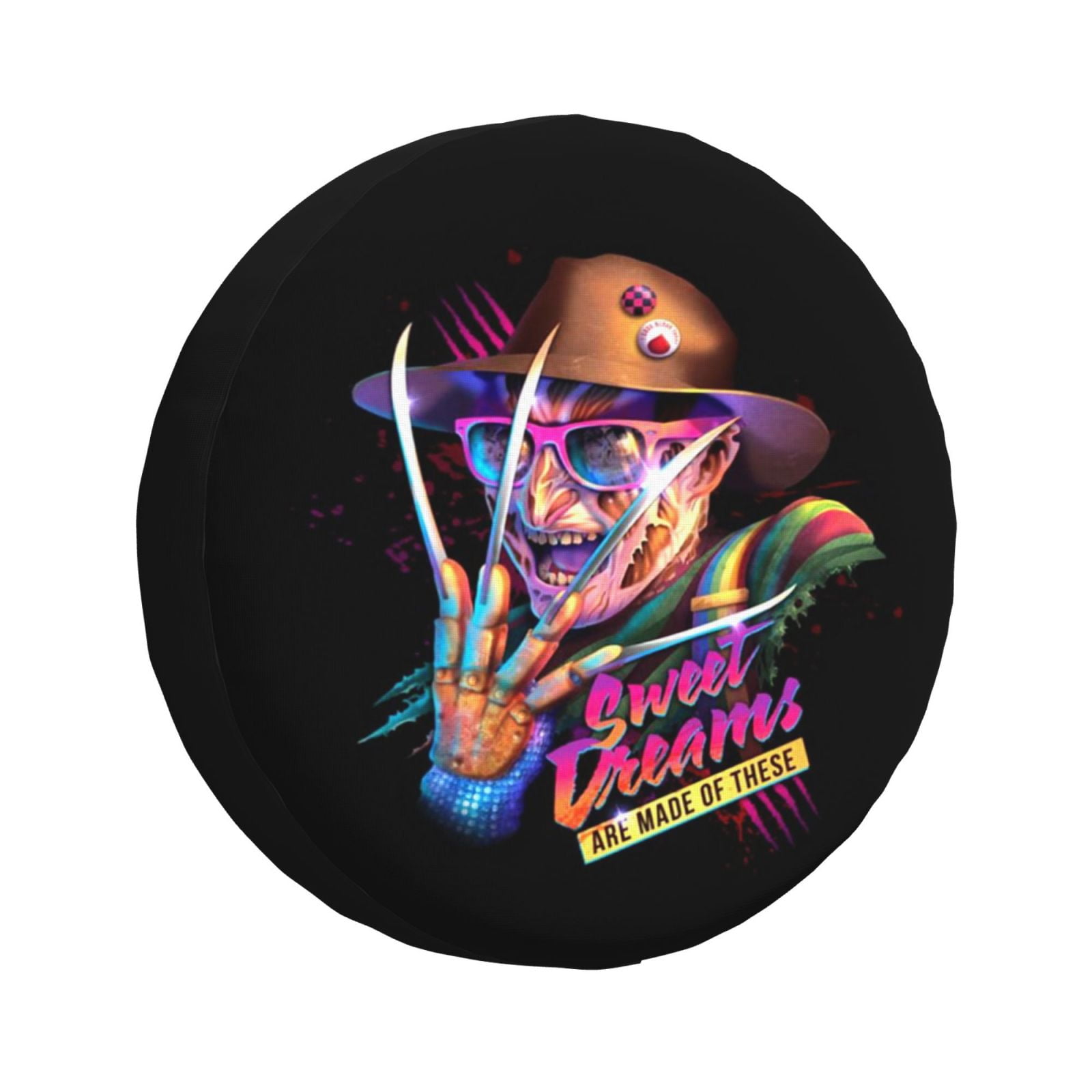 Horror Movie Freddy Krueger Tire Cover Weatherproof Universal Wheel ...