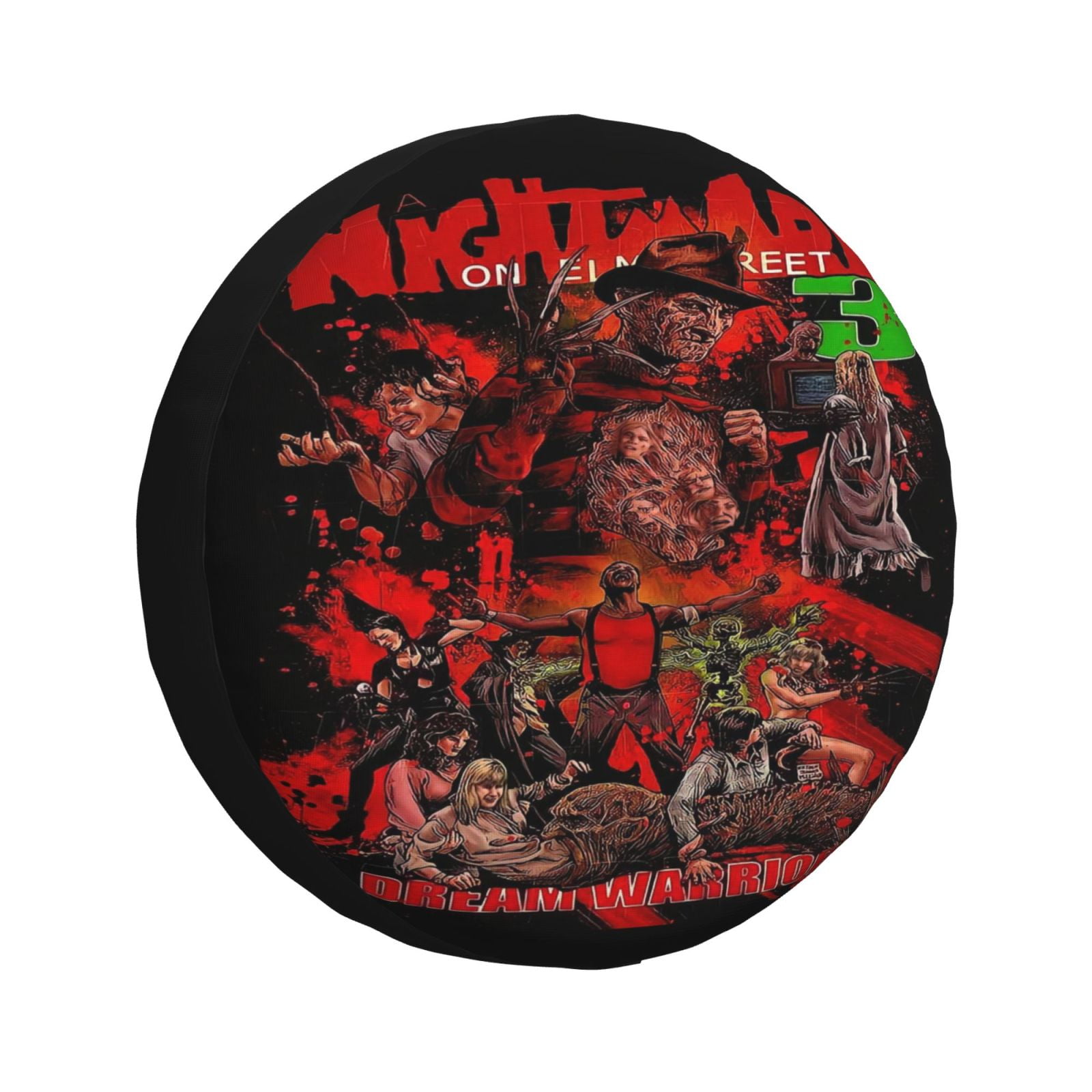 Horror Movie Freddy Krueger Tire Cover Weatherproof Universal Wheel ...