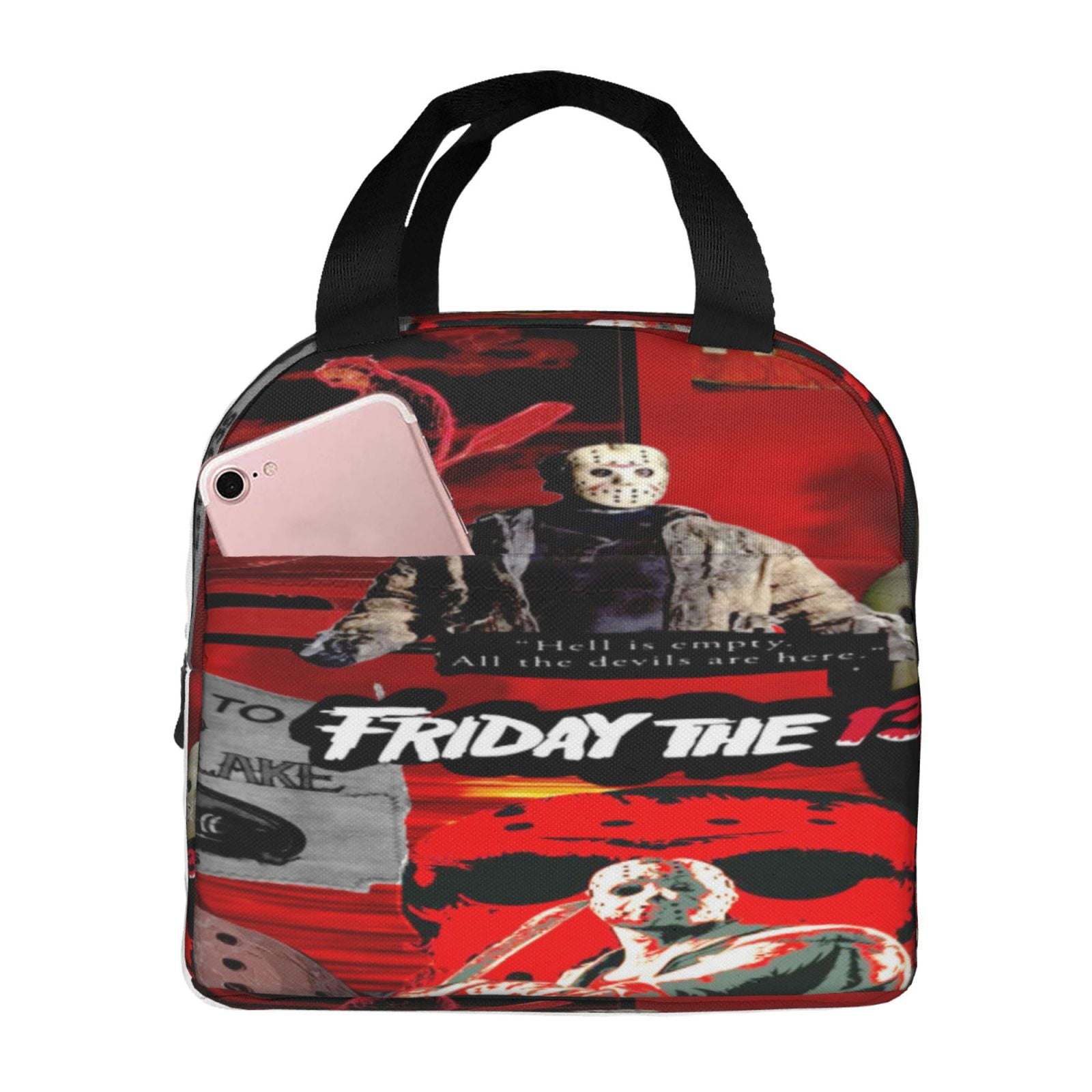 Horror Movie Friday The 13th Lunch Bag Cartoon Insulated Box Reusable ...