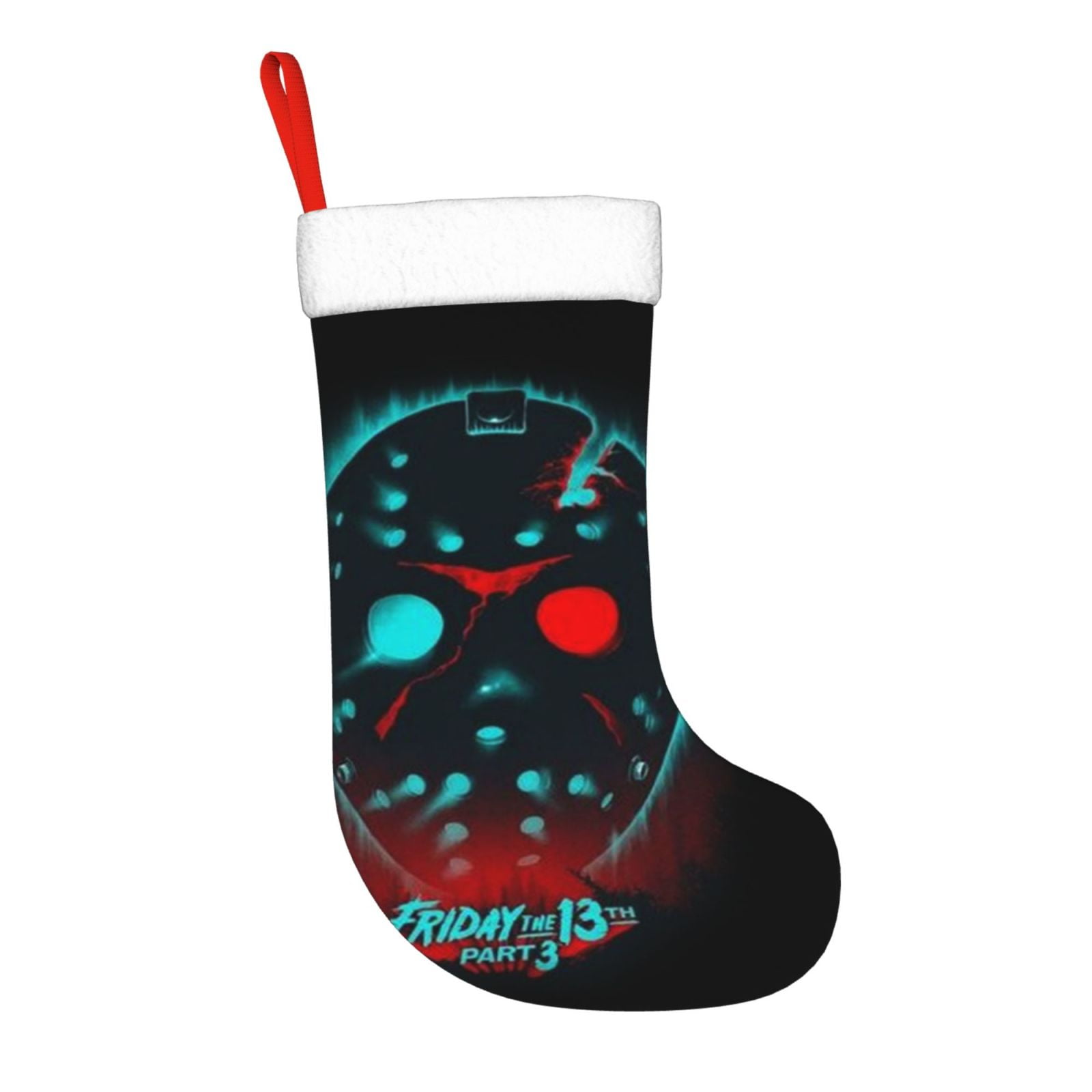 Horror Movie Friday The 13th Christmas Stockings Cartoon Xmas Fireplace ...
