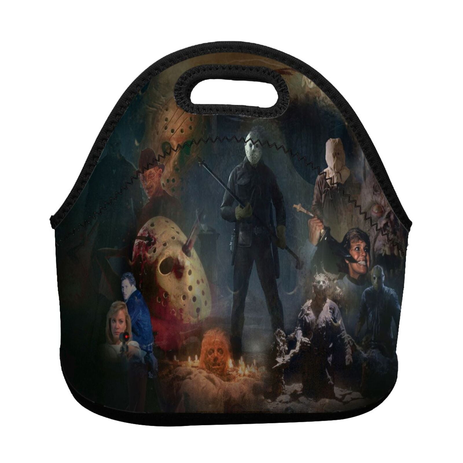 Horror Movie Friday The 13th Neoprene Lunch Bag Insulated Lunch Box ...