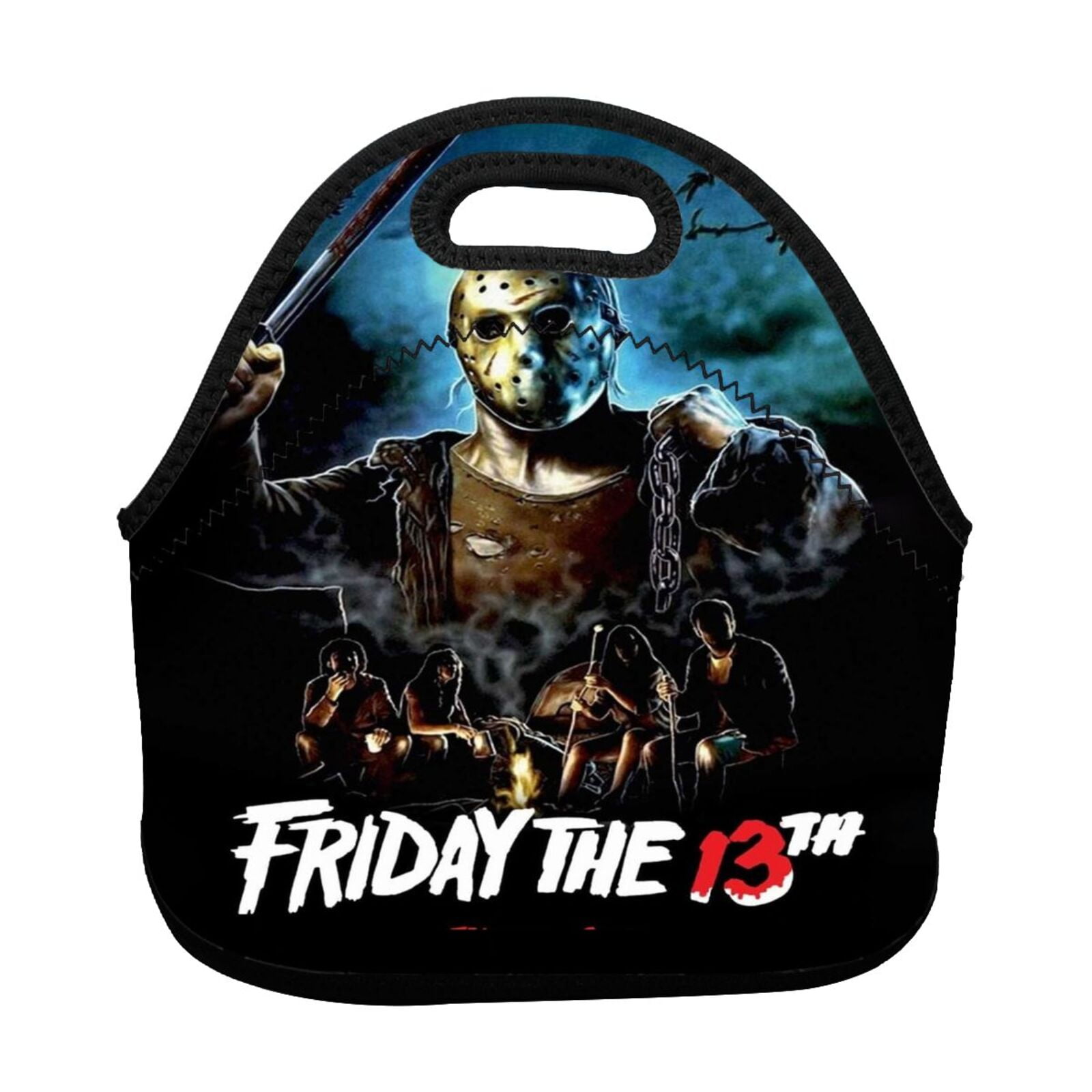 Horror Movie Friday The 13th Neoprene Lunch Bag Insulated Lunch Box ...