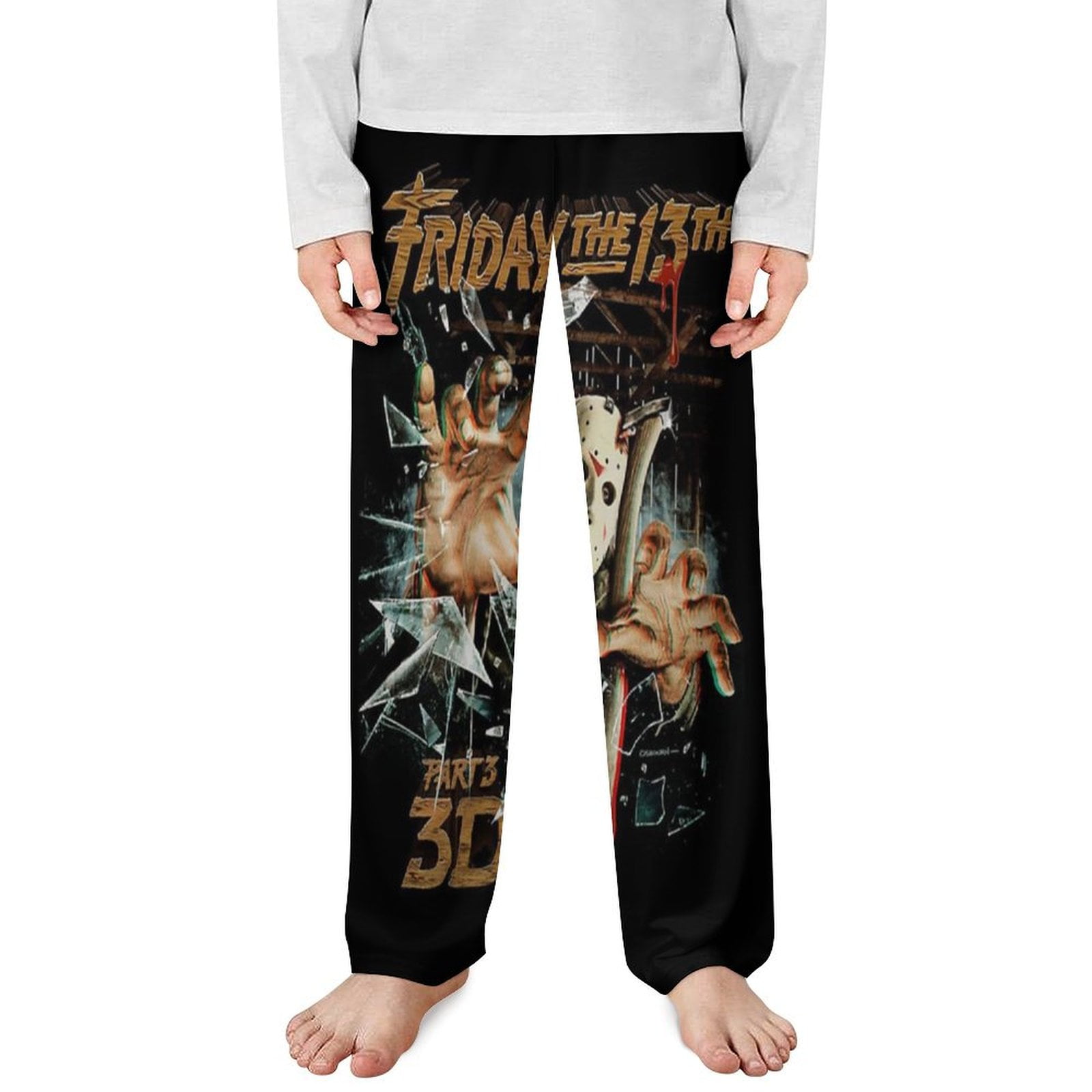 Horror Movie Friday The 13th Pajama Pants Long Sleep Pants Lounge ...