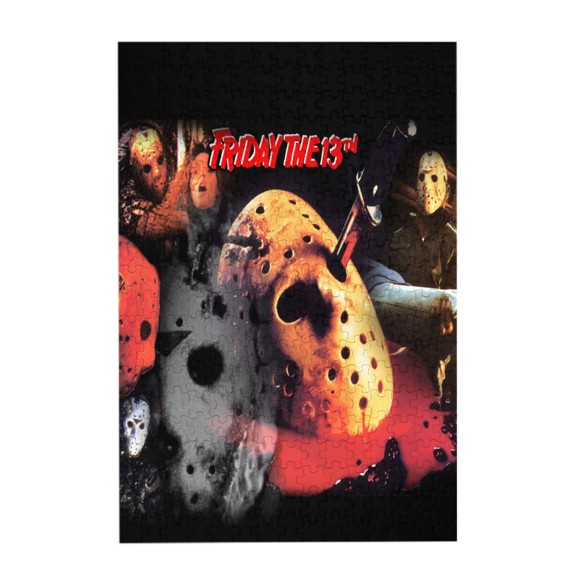 Horror Movie Friday The 13th Puzzle For Adults And Teenagers Cartoon ...