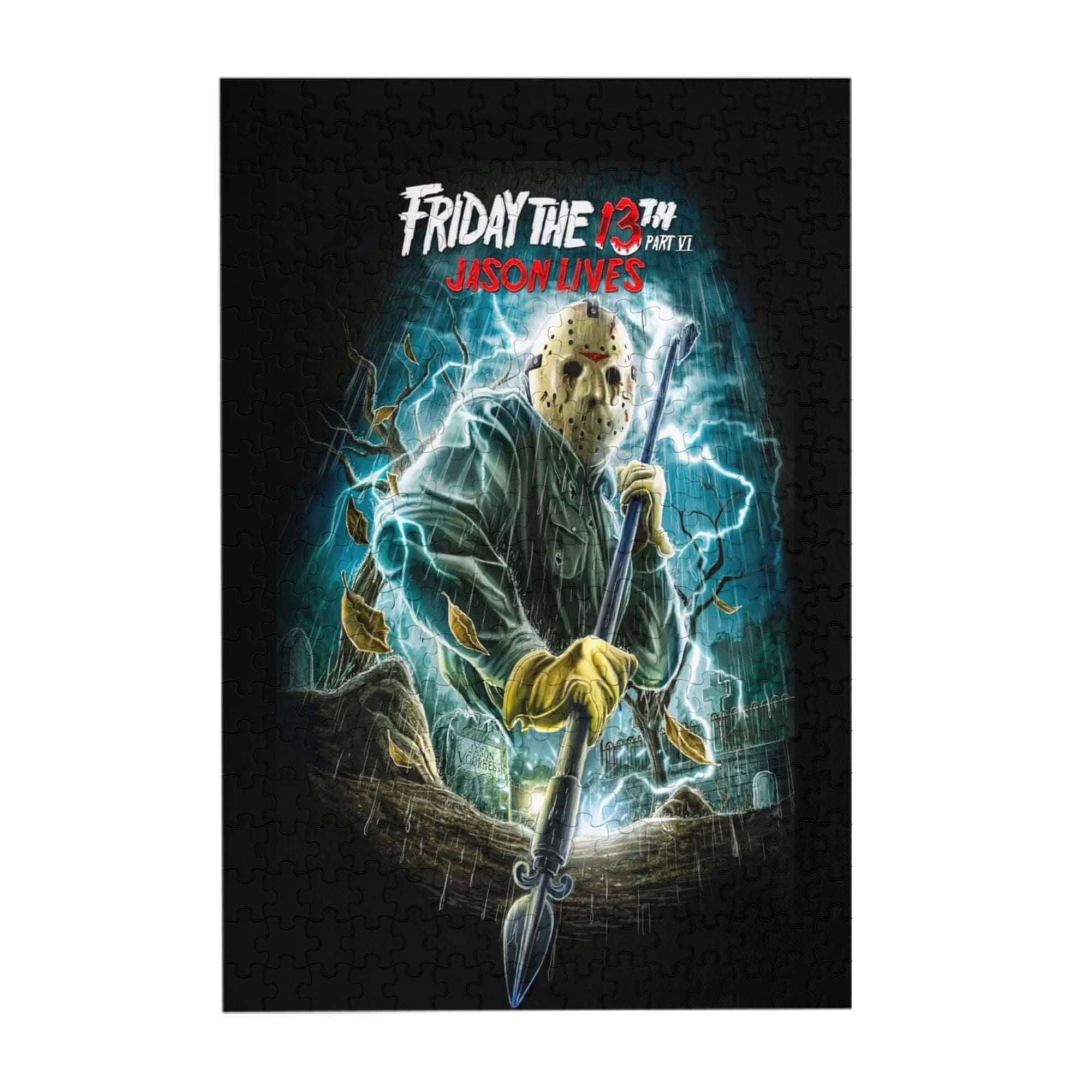 Horror Movie Friday The 13th Puzzle For Adults And Teenagers Cartoon ...