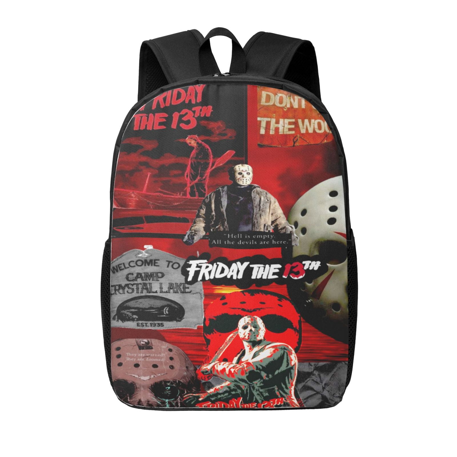 Horror Movie Friday The 13th Backpack Middle Cartoon Daypack Large ...