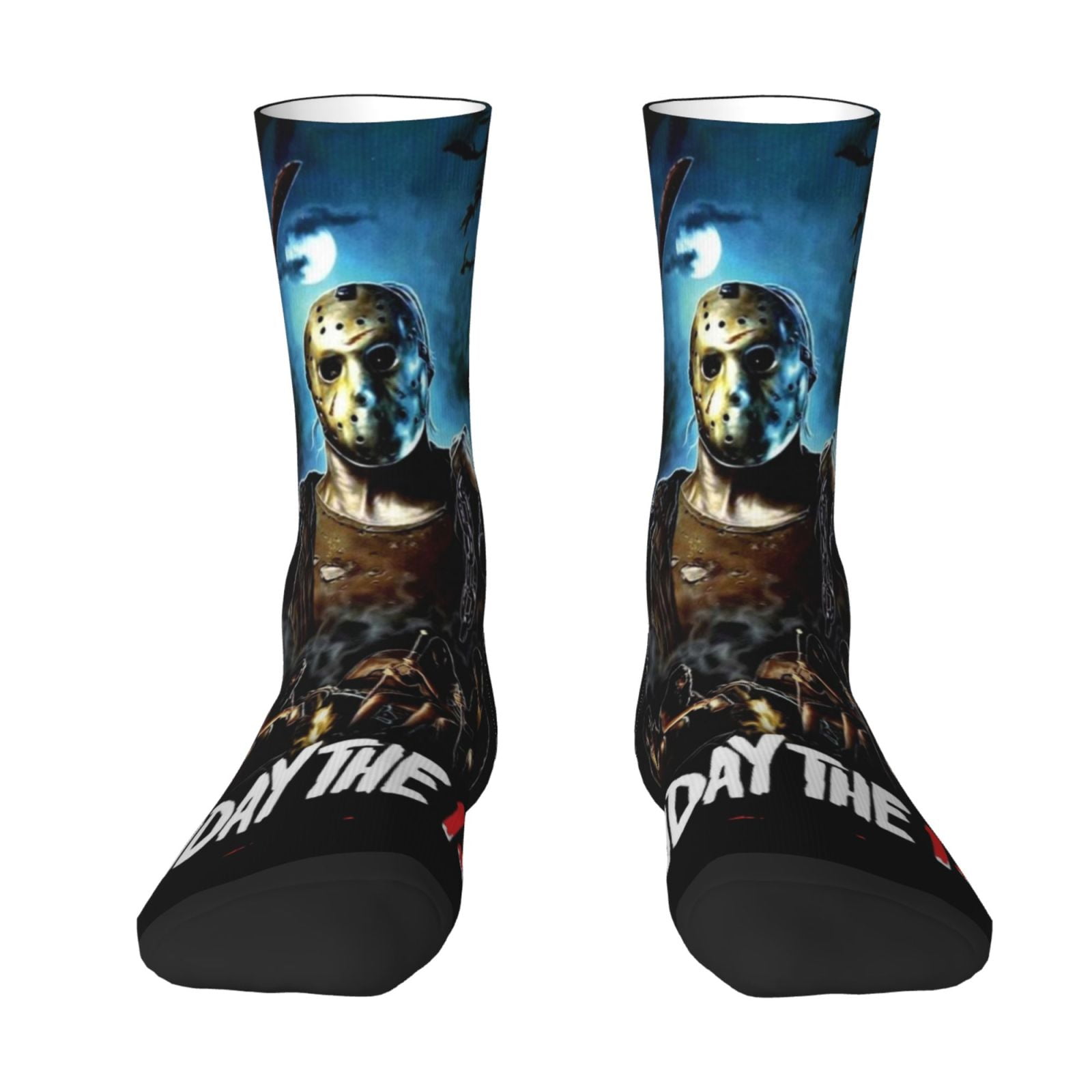 Horror Movie Friday The 13th Socks for Men Women Boys Girls, Cartoon ...