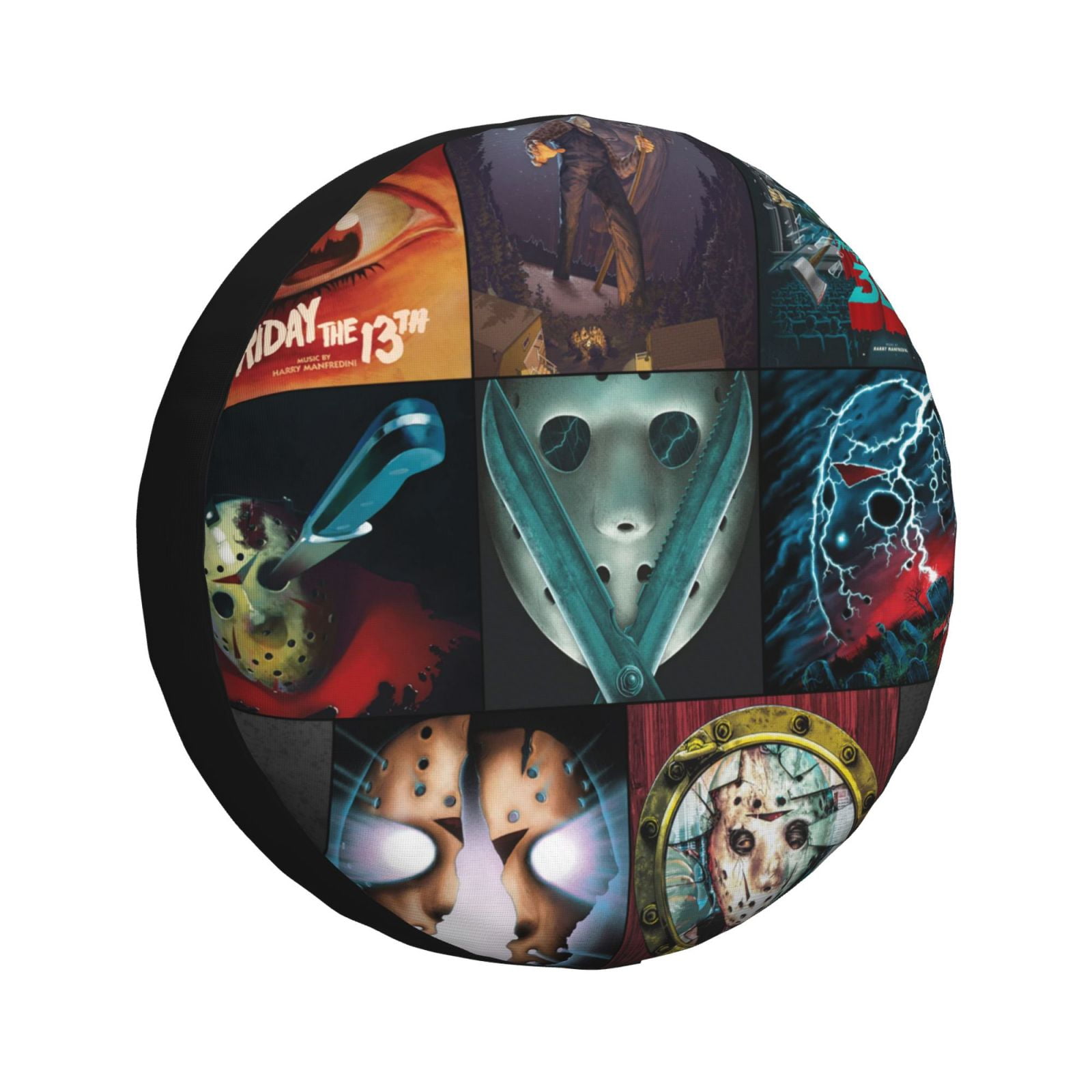 Horror Movie Friday The 13th Tire Cover Weatherproof Universal Wheel ...