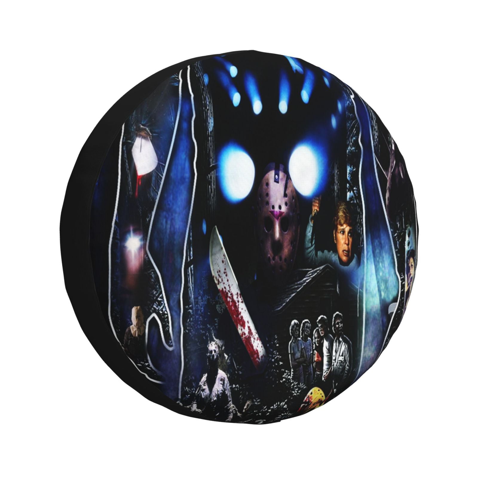 Horror Movie Friday The 13th Tire Cover Weatherproof Universal Wheel ...