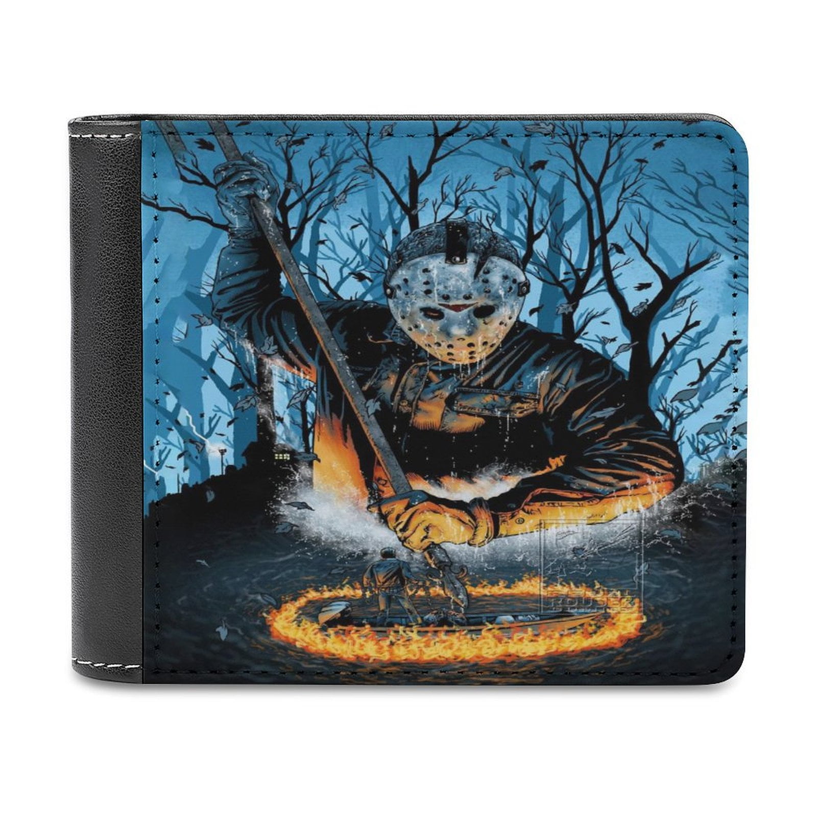 Horror Movie Friday The 13th Wallet Billfold Card Holder Bifold Wallet ...