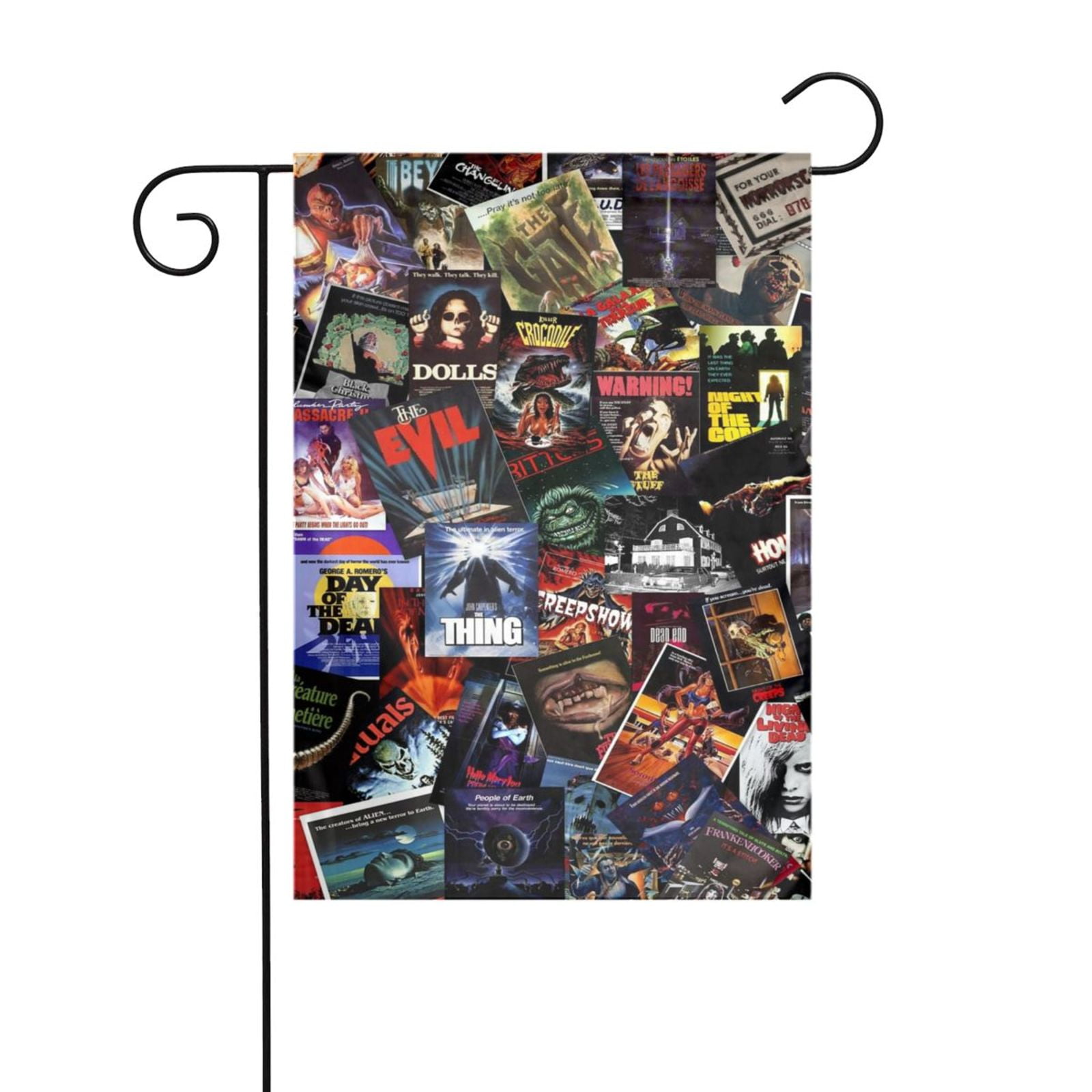 Horror Movie Garden Flag Double Sided Yard Outdoor Home Small Decor ...