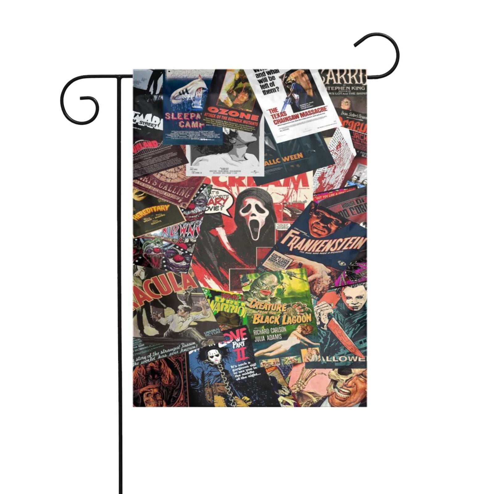 Horror Movie Garden Flag Double Sided Yard Outdoor Home Small Decor ...