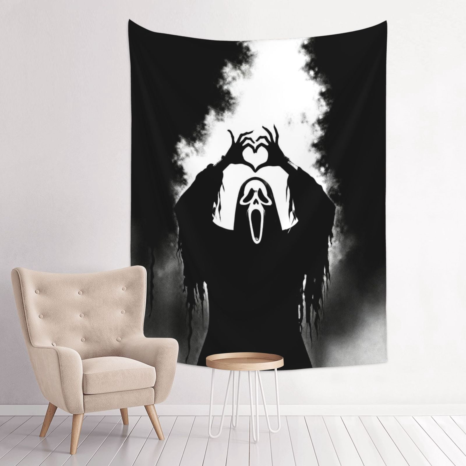 Horror Movie Ghost Wall Tapestry Anime Poster For Bedroom Aesthetics ...