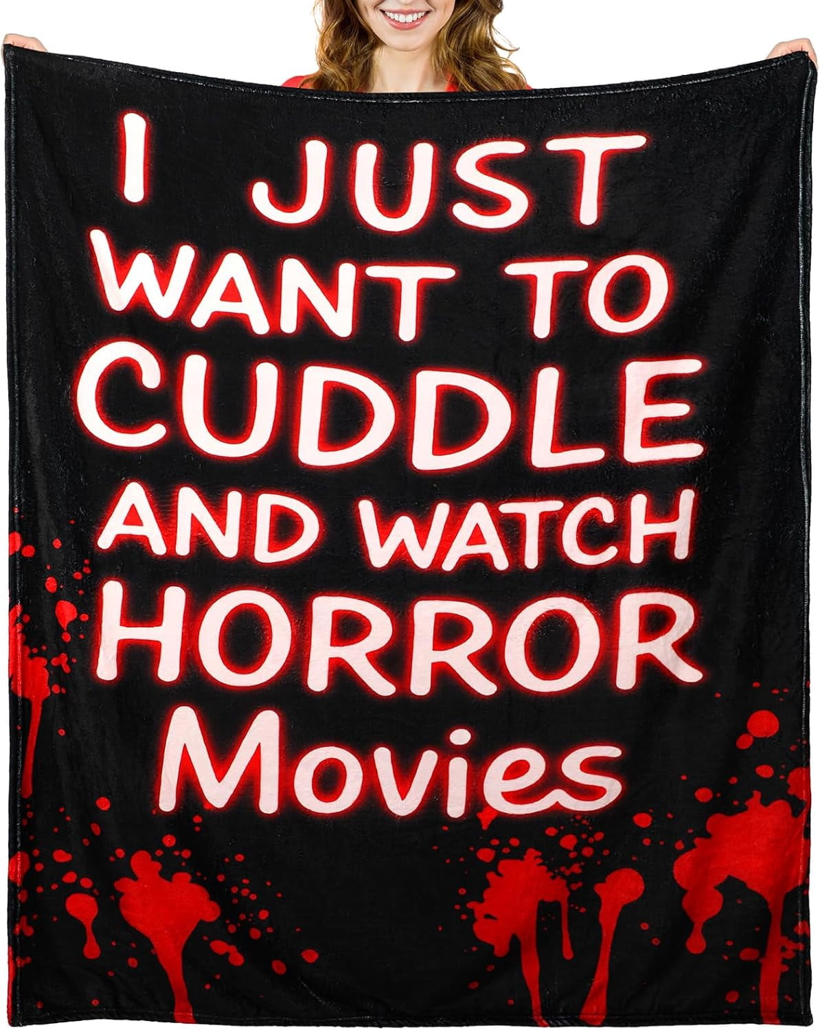 Horror Movie Gifts Christmas Horror Movie Blanket 50"x60" Blanket Scary ...