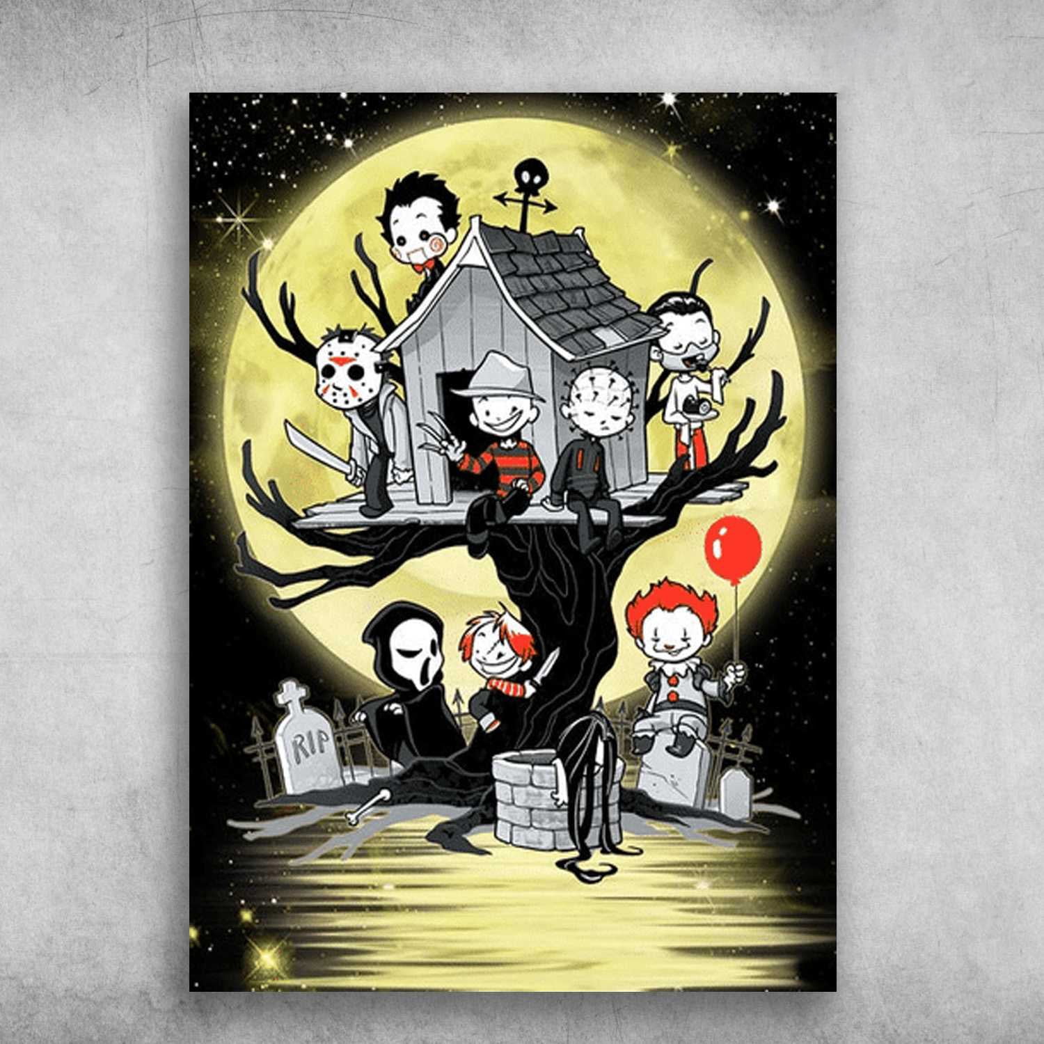 Horror Movie, Halloween Night - Freddy Krueger, Ghostface, Jason ...