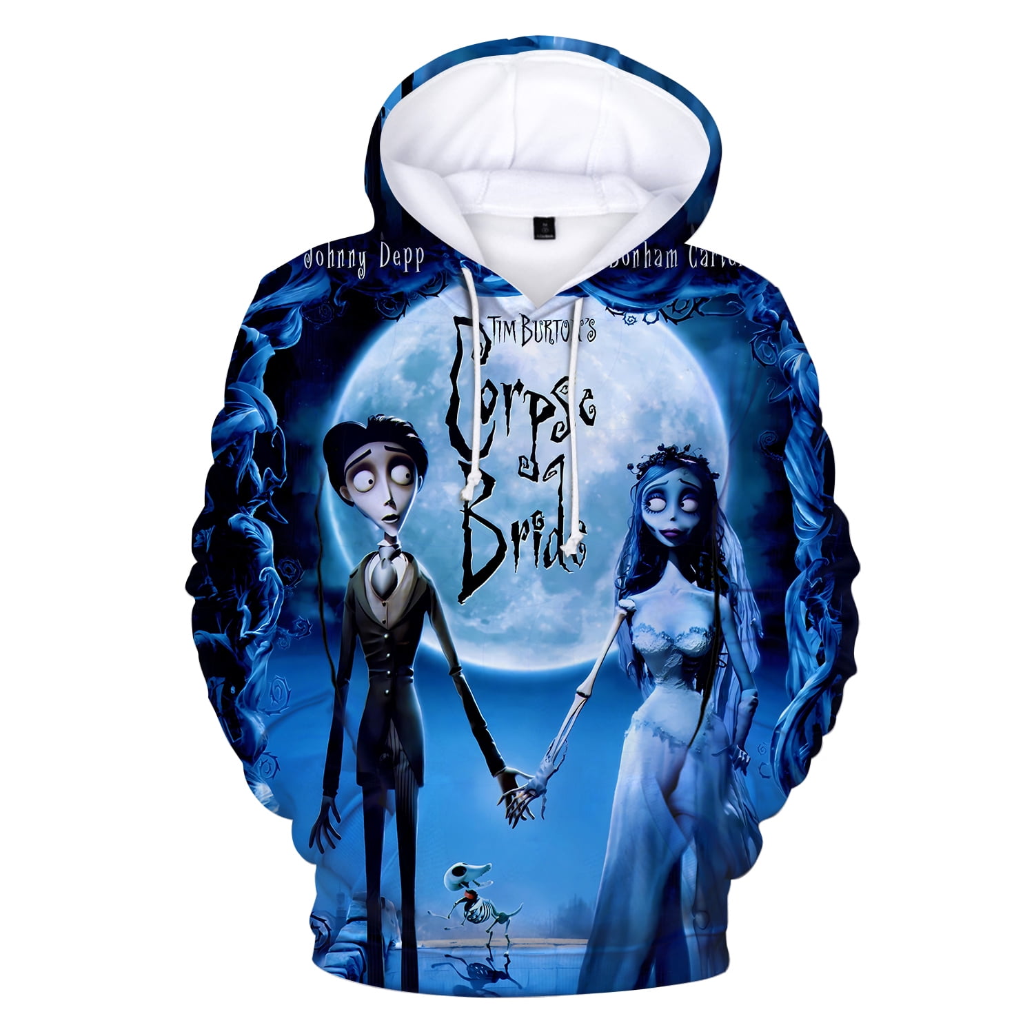 Horror Movie Hoodie,Corpse Bride Unisex 3D Printed Hoodies Graphic ...