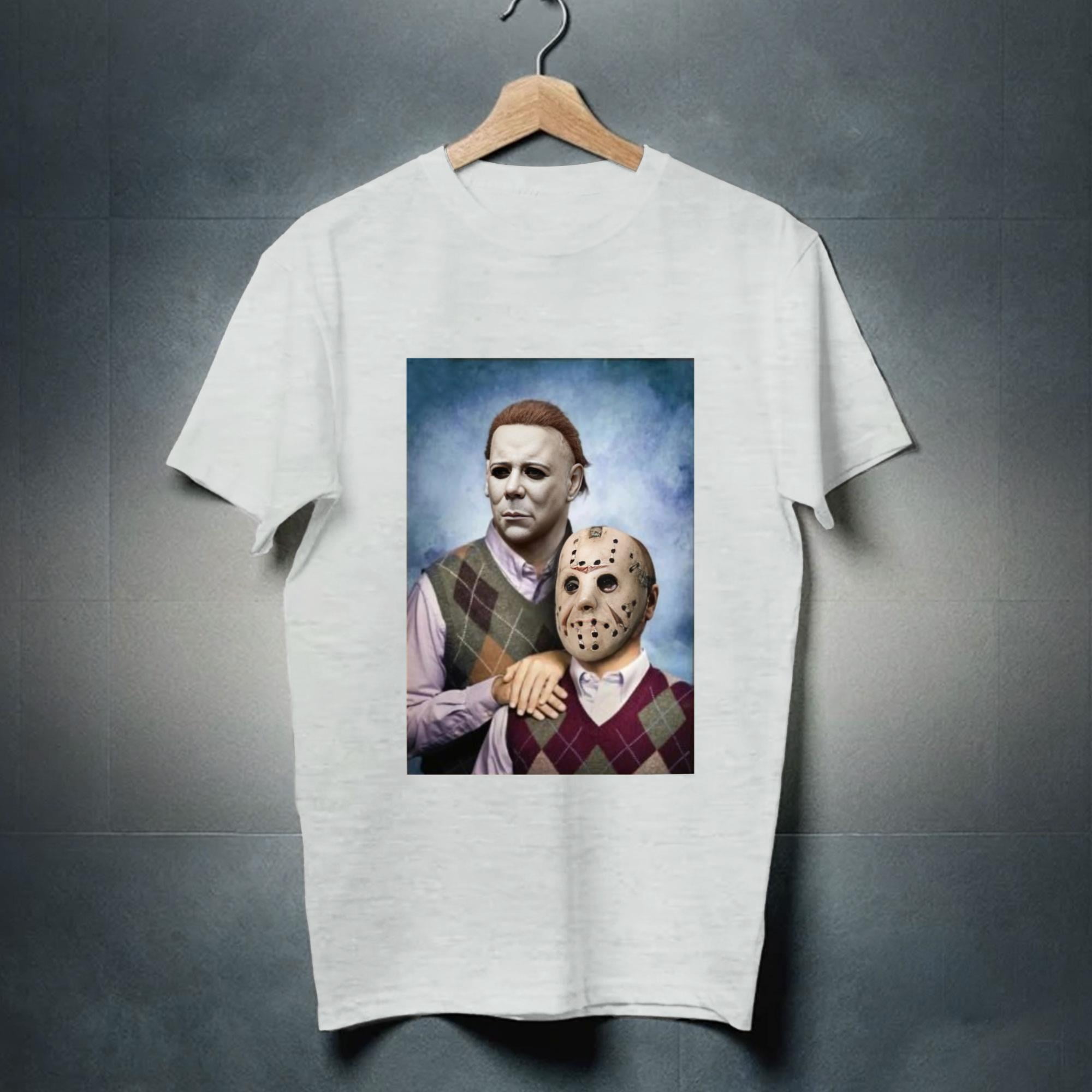 Horror Movie Icons Graphic Shirt, Slasher Film Fan Tee - Walmart.com
