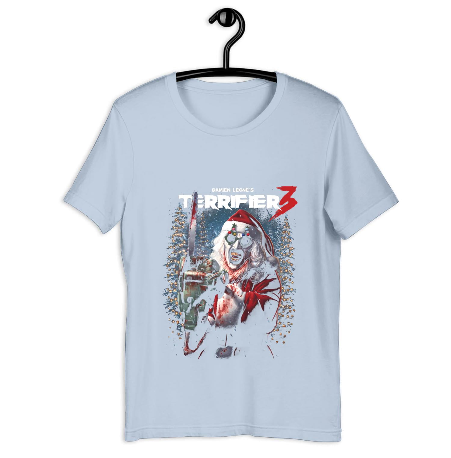Horror Movie-Inspired Shirt – Merry Mayhem Graphic, Perfect for Fans ...