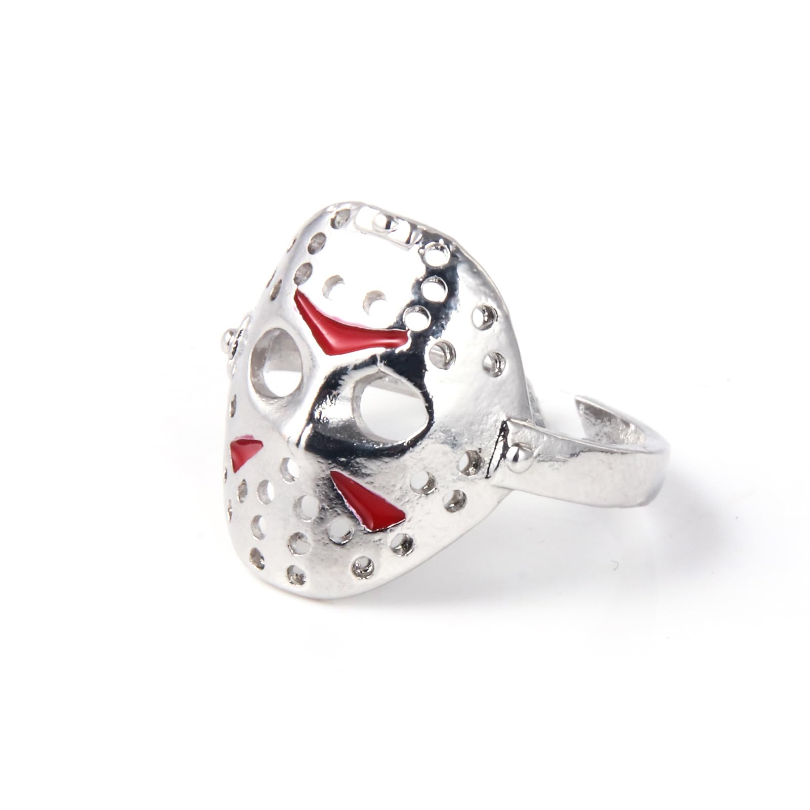 Horror Movie Jason Mask Ring - Halloween Classic Scary Cosplay Costume ...