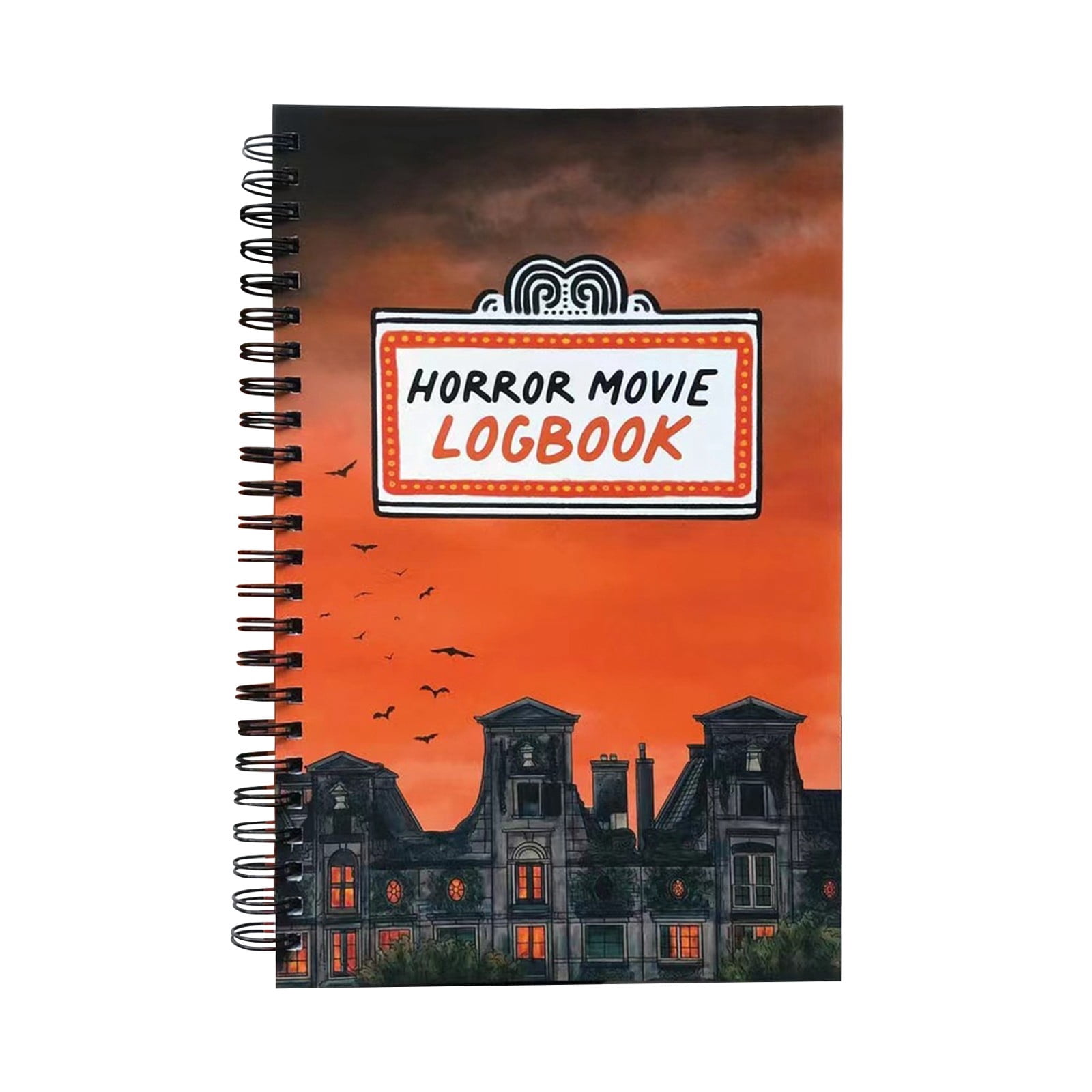 Horror Movie Journal, Handmade Gift for Horror Movie Lovers with Hand ...