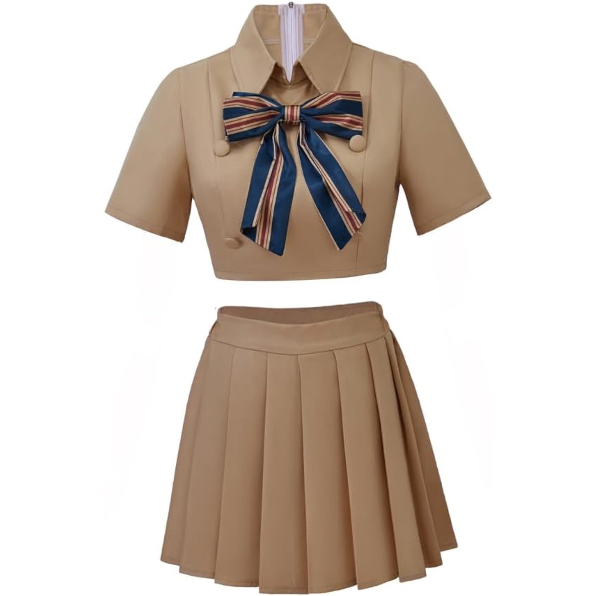 Horror Movie Megan Dress Doll Megan Costume Crop Top Skirt Sailor Suit ...