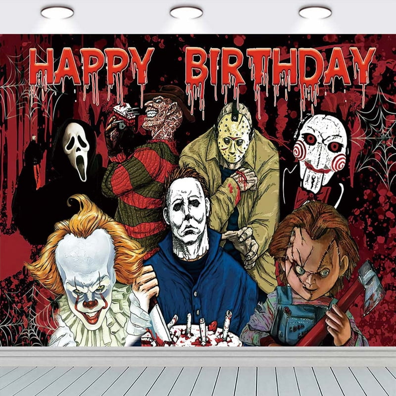 Horror Movie Michael Myers Background Backdrop Birthday BannerParty ...