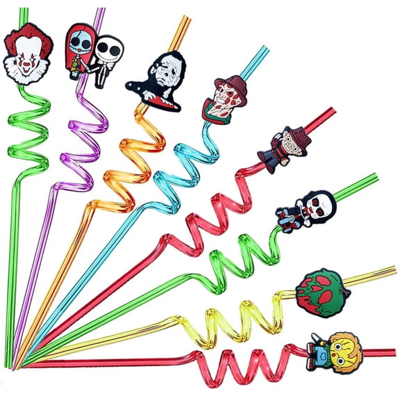 Horror Movie Michael Myers Party Favors Drinking Straws Reusable ...