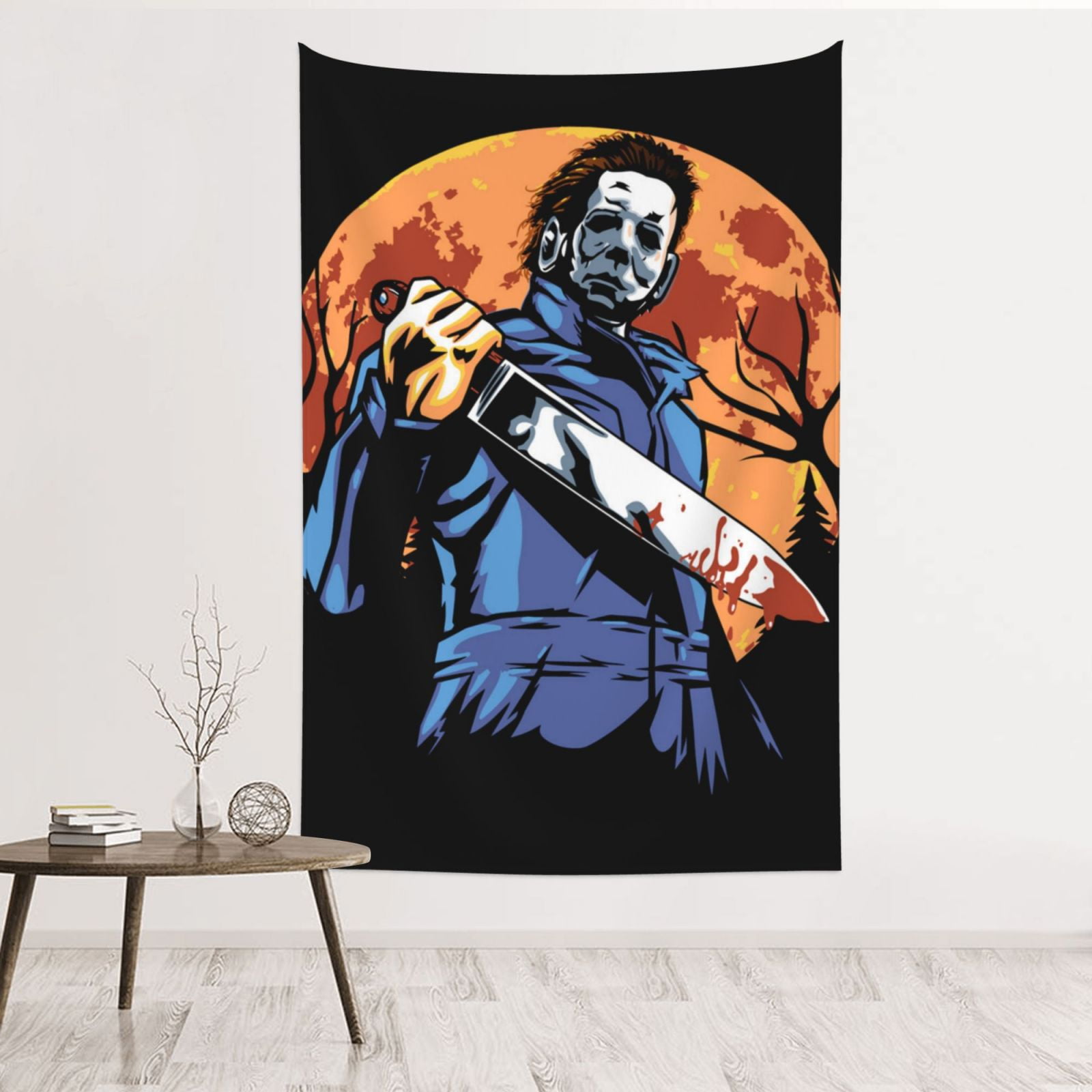 Horror Movie Michael Myers Tapestry 60x40in Vertical Vintage Tapestries ...
