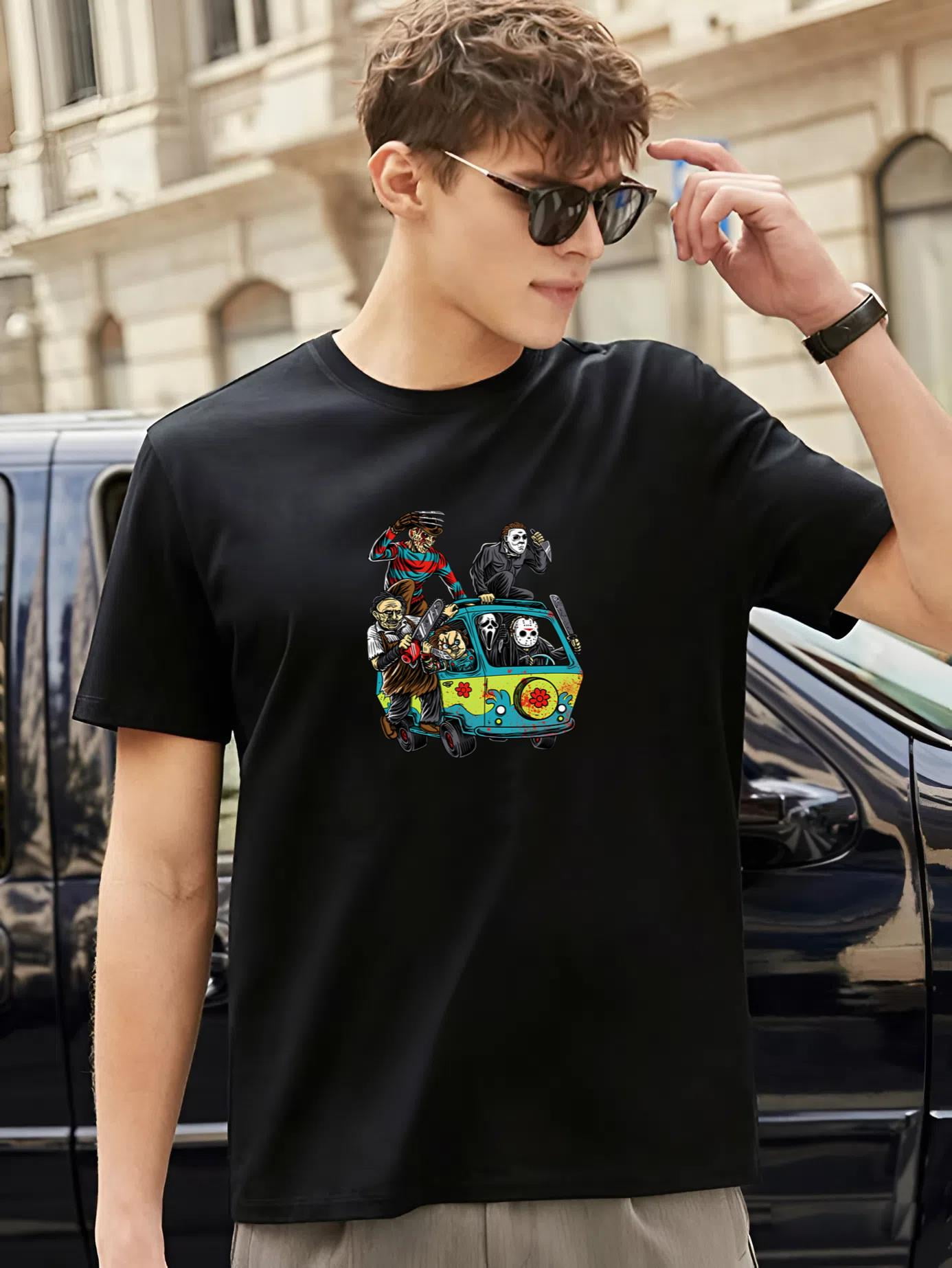 Horror Movie Mystery Machine Scooby Doo Mashup Fan Unisex Tee V60290 ...