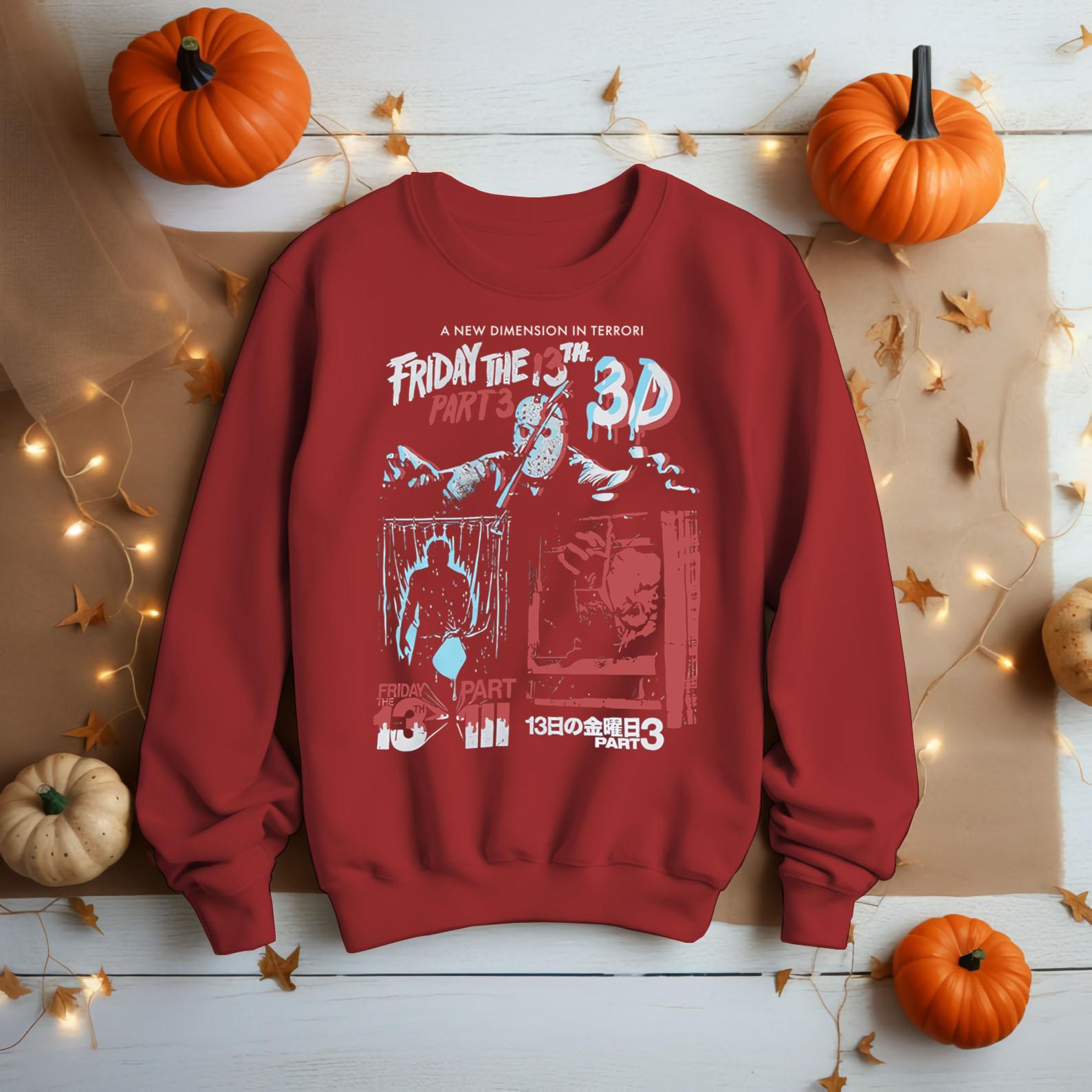 Horror Movie Part 3 Inspired A New Dimension In Terror Graphic T-Shirt ...