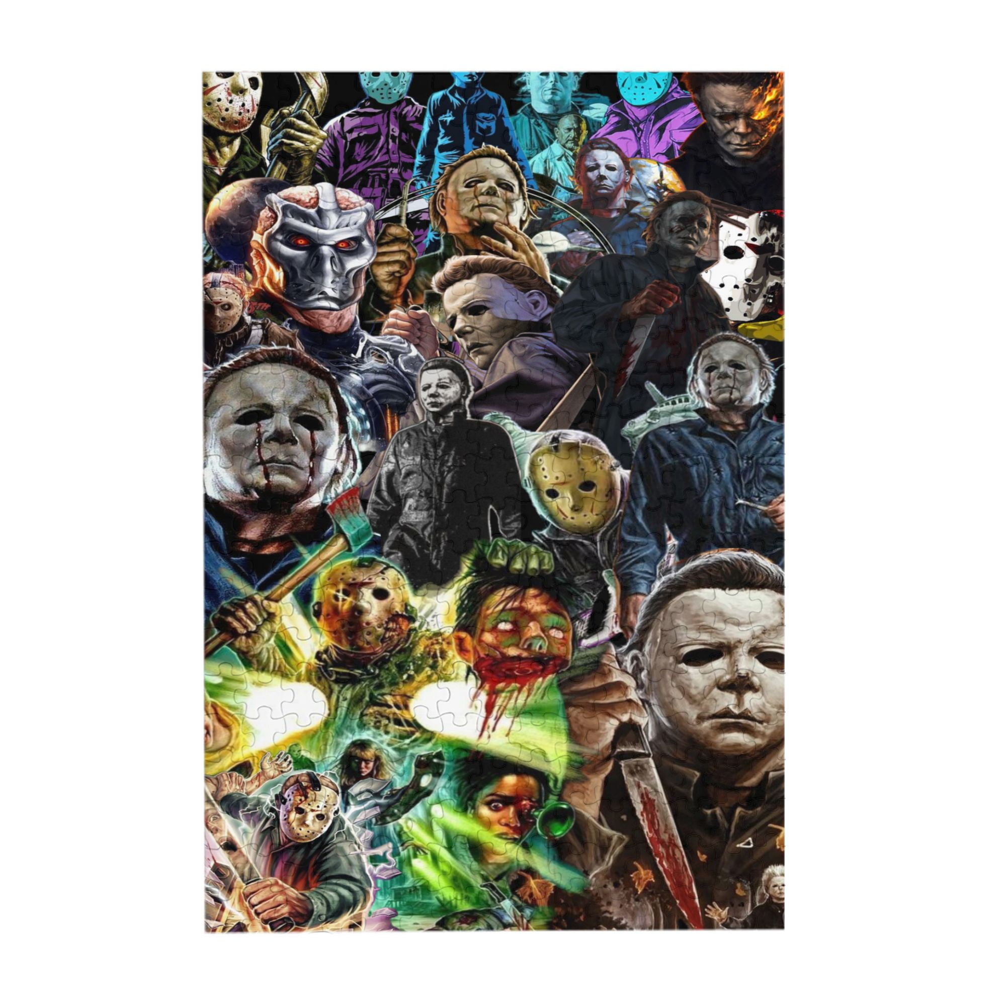 Horror Movie Puzzle For Adults And Teenagers Cartoon Jigsaw Puzzle For ...