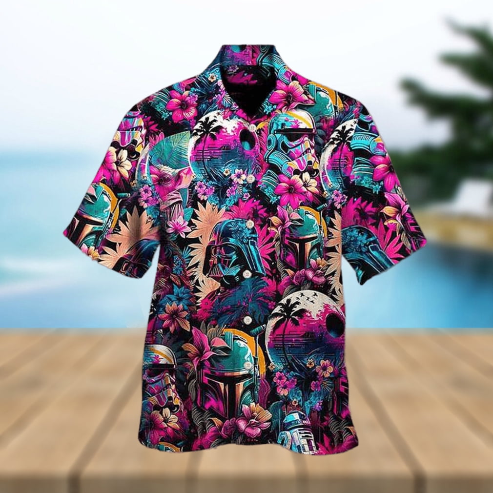 Horror Movie Retro Hawaiian Shirt Horror Movie Button Down Shirt Horror ...