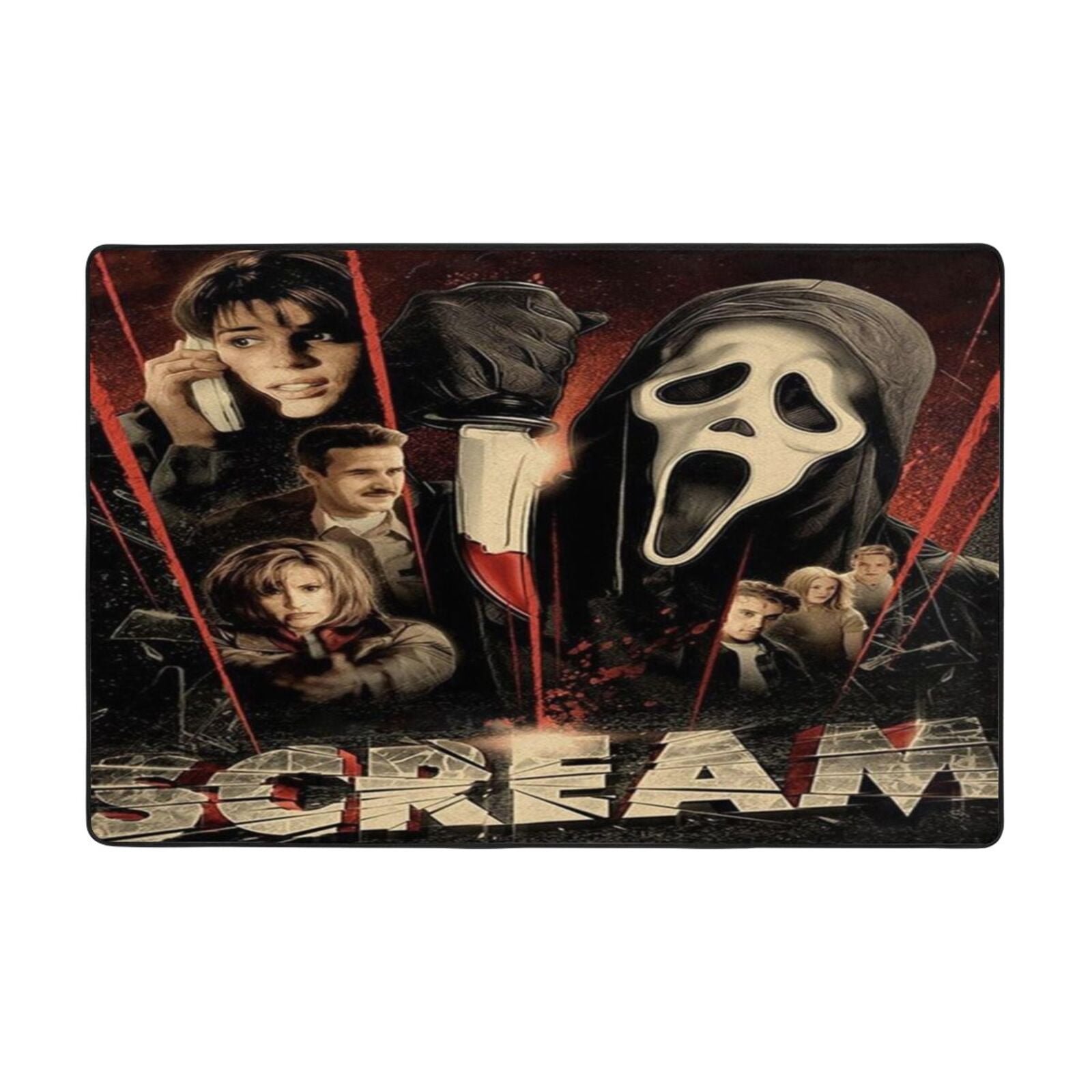Horror Movie Scre-am0 Area Rug Cartoon Rug Modern 3D Digital Print ...