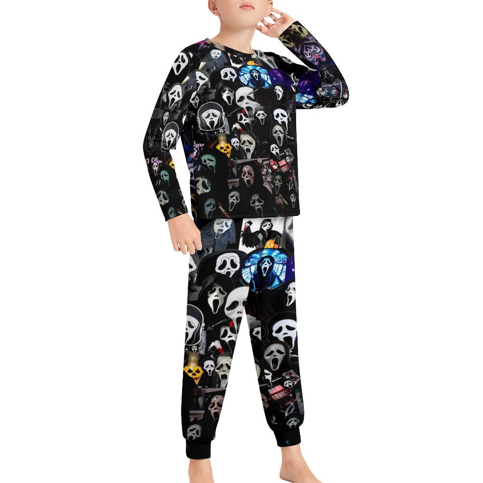 Horror Movie Scre-am0 Costumes T Shirt Set Crewneck Tee Shirt Pants Set ...