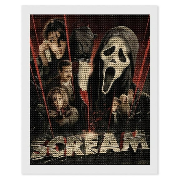 Horror Movie Scre-am0 Diamond Art Kits for Adults Kids,DIY 5D Round ...