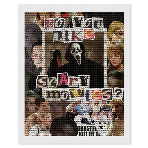 Horror Movie Scre-am0 Diamond Art Kits for Adults Kids,DIY 5D Round ...