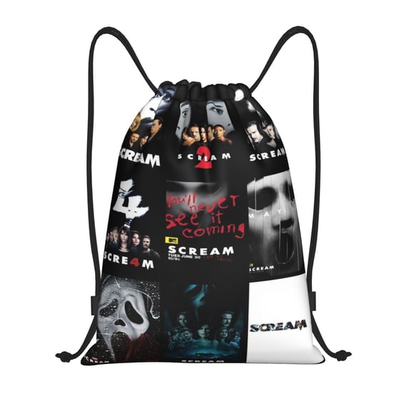 Horror Movie Scre-am0 Drawstring Bags Large Capacity Shopping Bag ...
