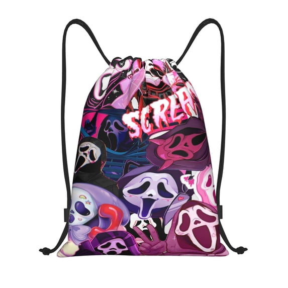 Horror Movie Scre-am0 Drawstring Bags Large Capacity Shopping Bag ...