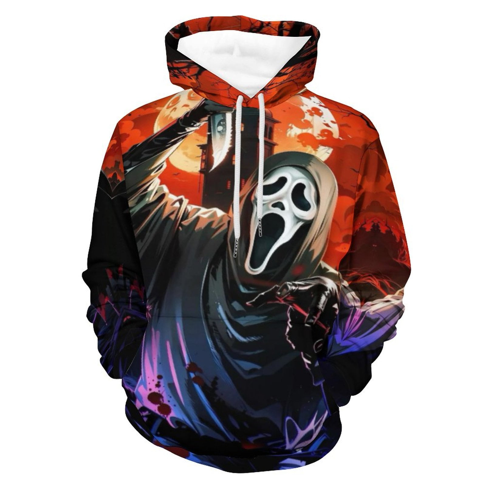 Horror Movie Scre-am0 Hoodie Costume Cosplay Sweatshirt Sweater 3D ...