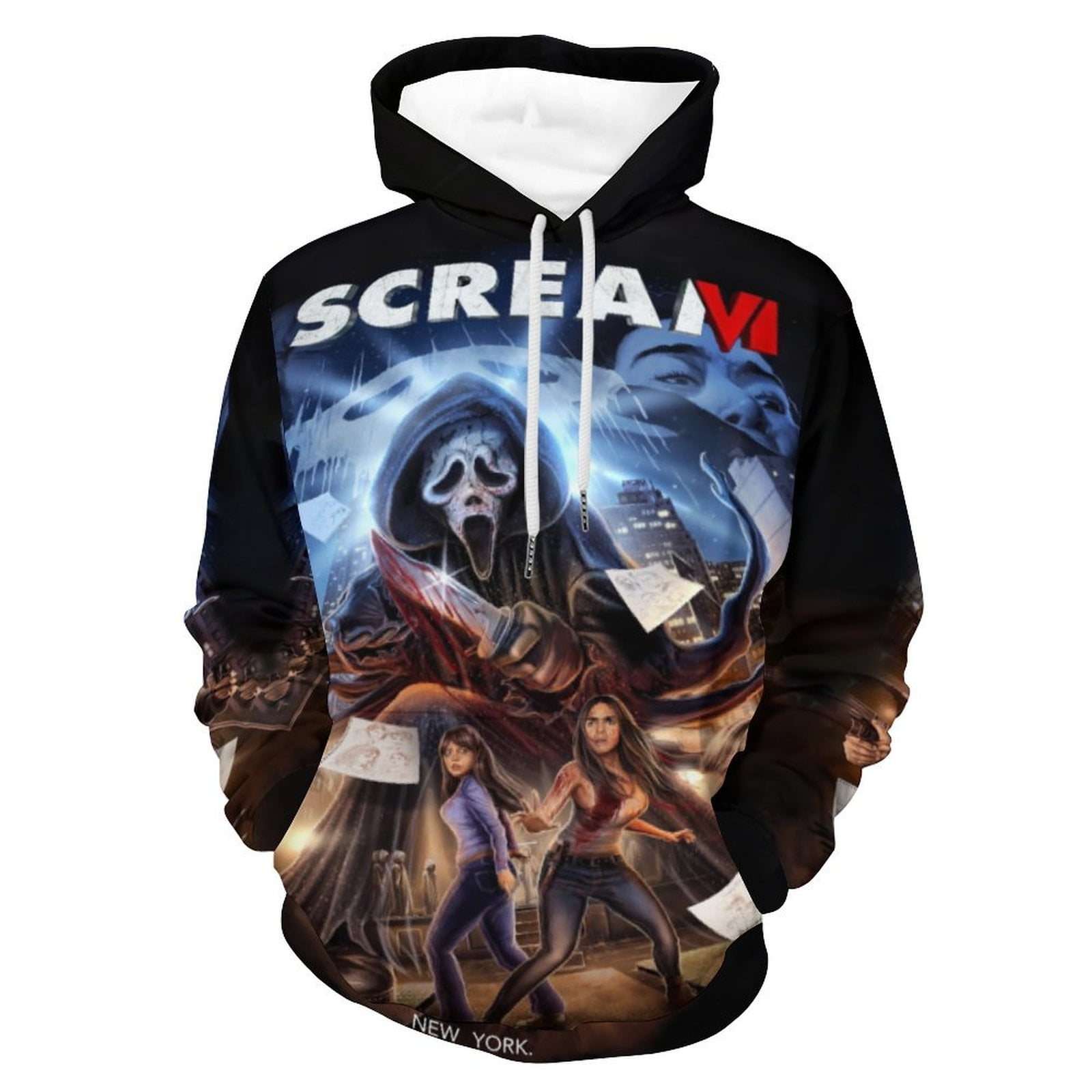 Horror Movie Scre-am0 Hoodie Costume Cosplay Sweatshirt Sweater 3D ...