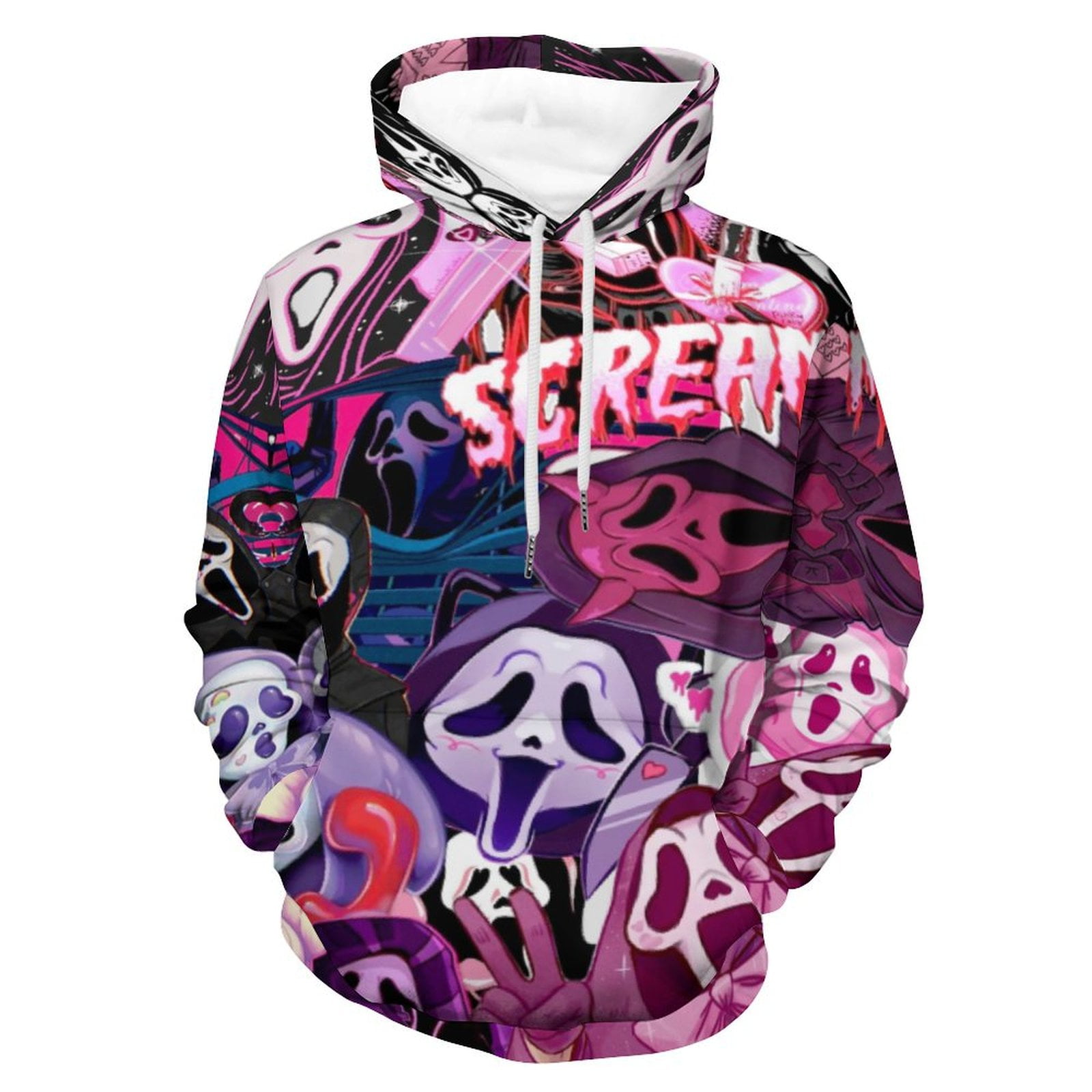 Horror Movie Scre-am0 Hoodie Costume Cosplay Sweatshirt Sweater 3D ...