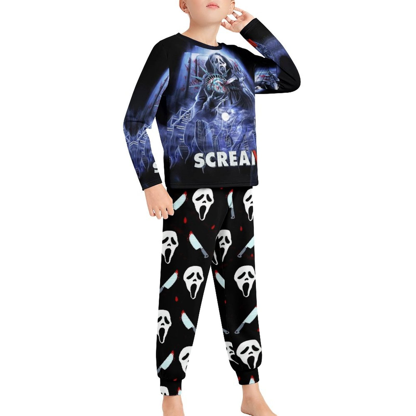 Horror Movie Scre-am0 Horror Movie Scre-am0 Costumes T Shirt Set ...