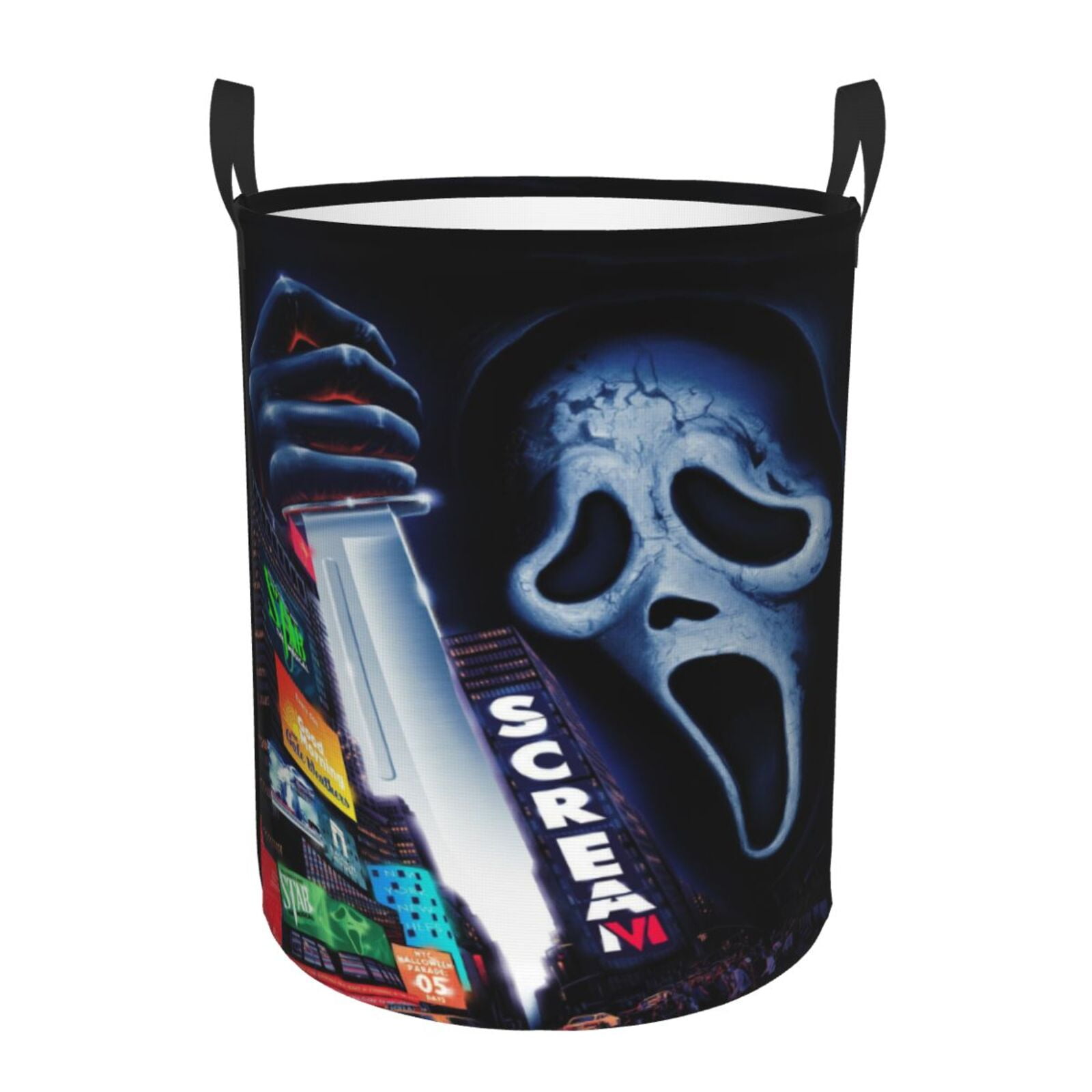 Horror Movie Scre-am0 Laundry Basket with Handle Waterproof Fabric ...