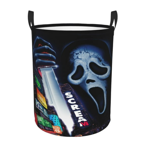 Horror Movie Scre-am0 Laundry Basket with Handle Waterproof Fabric ...