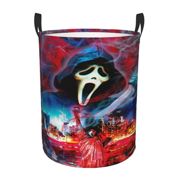 Horror Movie Scre-am0 Laundry Basket with Handle Waterproof Fabric ...
