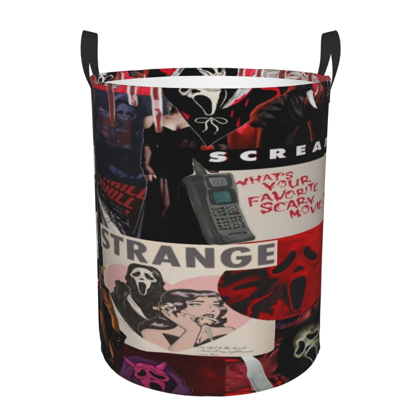 Horror Movie Scre-am0 Laundry Basket with Handle Waterproof Fabric ...