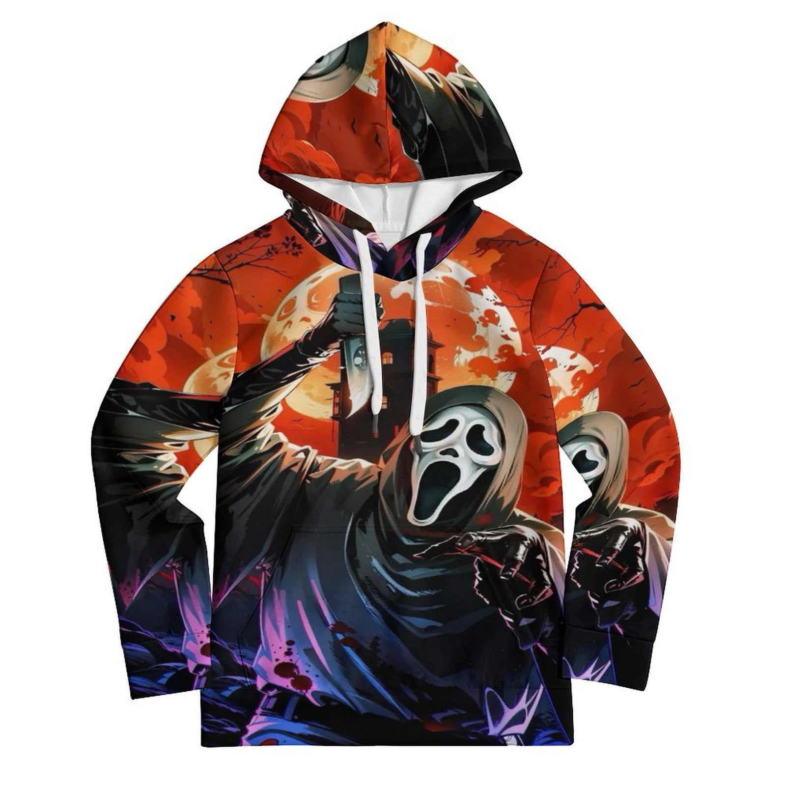 Horror Movie Scre-am0 Lightweight Hoodie Anime Sweatshirts Pullover ...