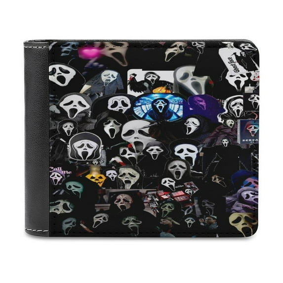 Horror Movie Scre-am0 Wallet for Men Leather Purse Clutch Card Holders ...