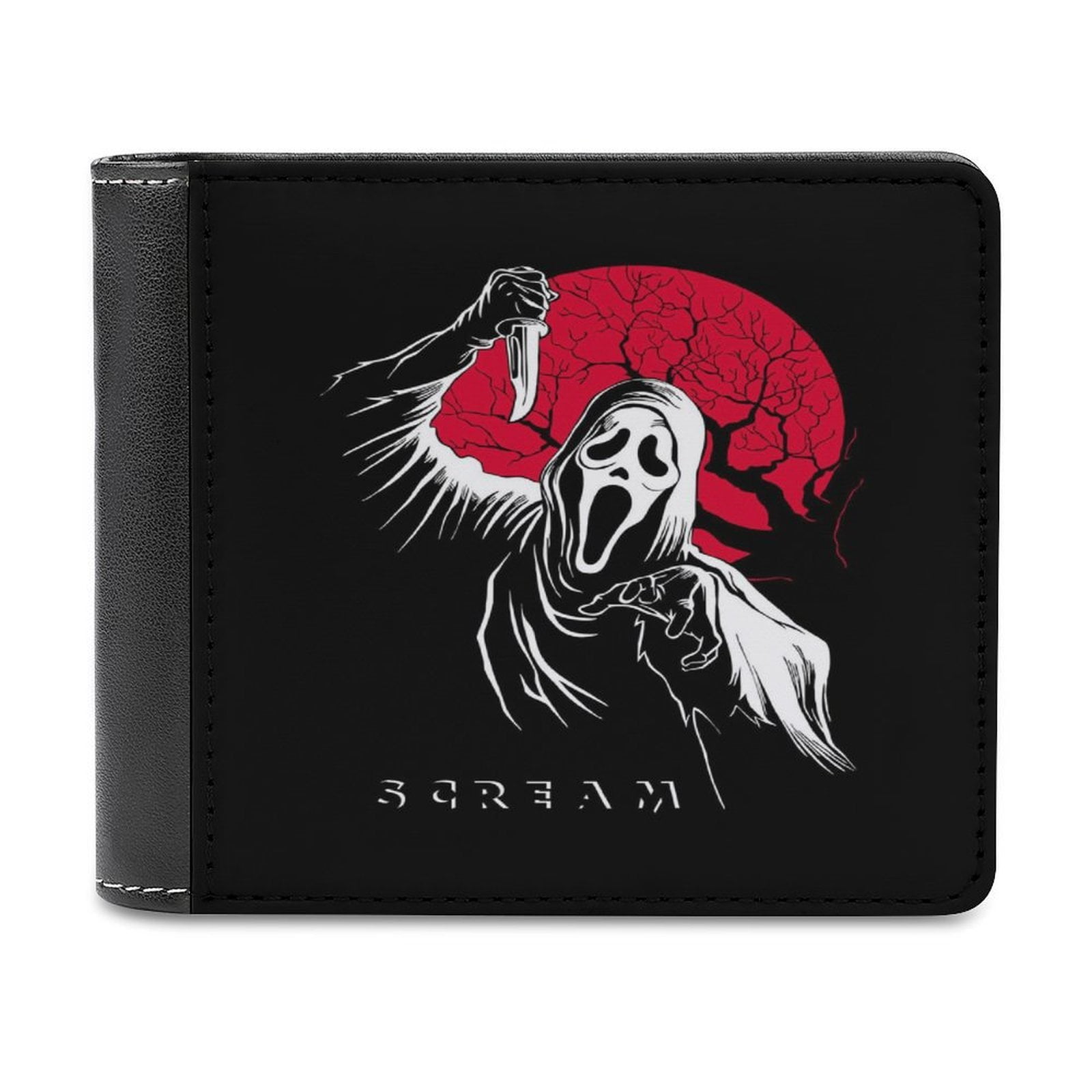 Horror Movie Scre-am0 Wallet for Men Leather Purse Clutch Card Holders ...
